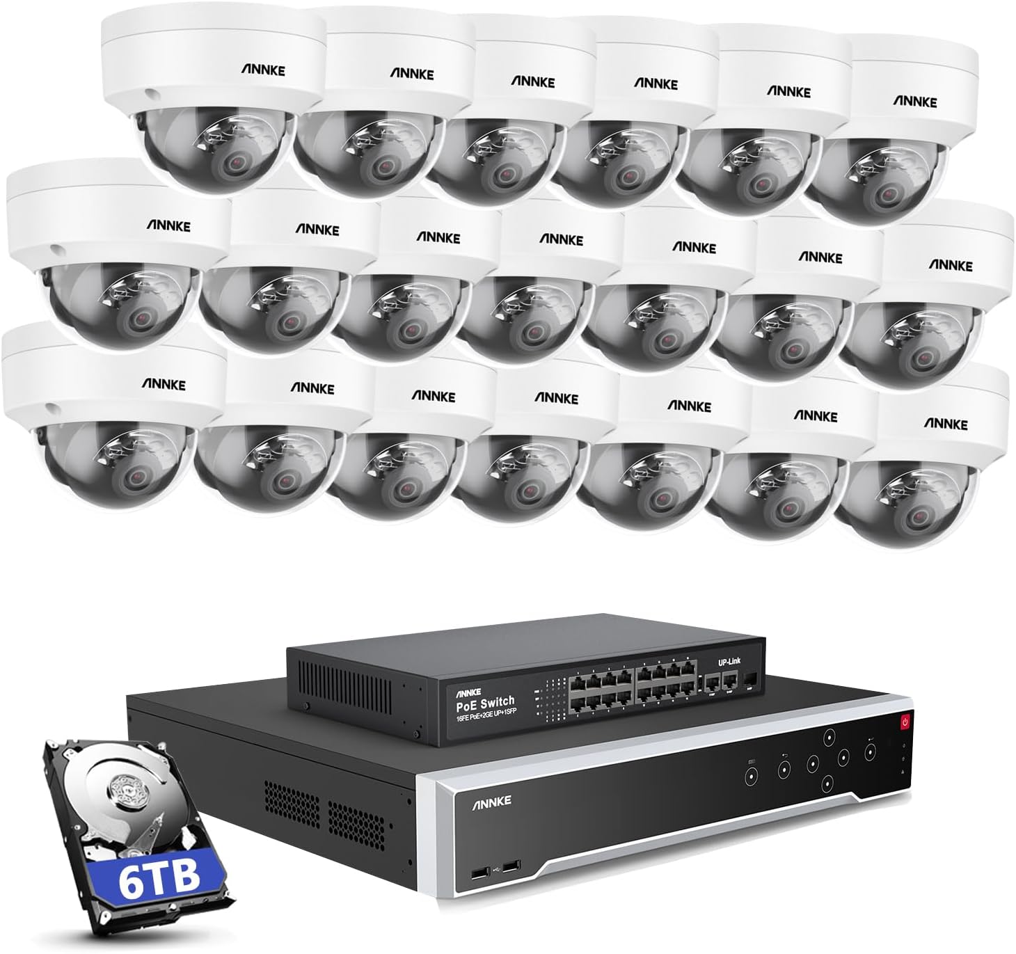 Amazon.com : ANNKE 12MP 32 Channel NVR POE Security Camera Systems ...