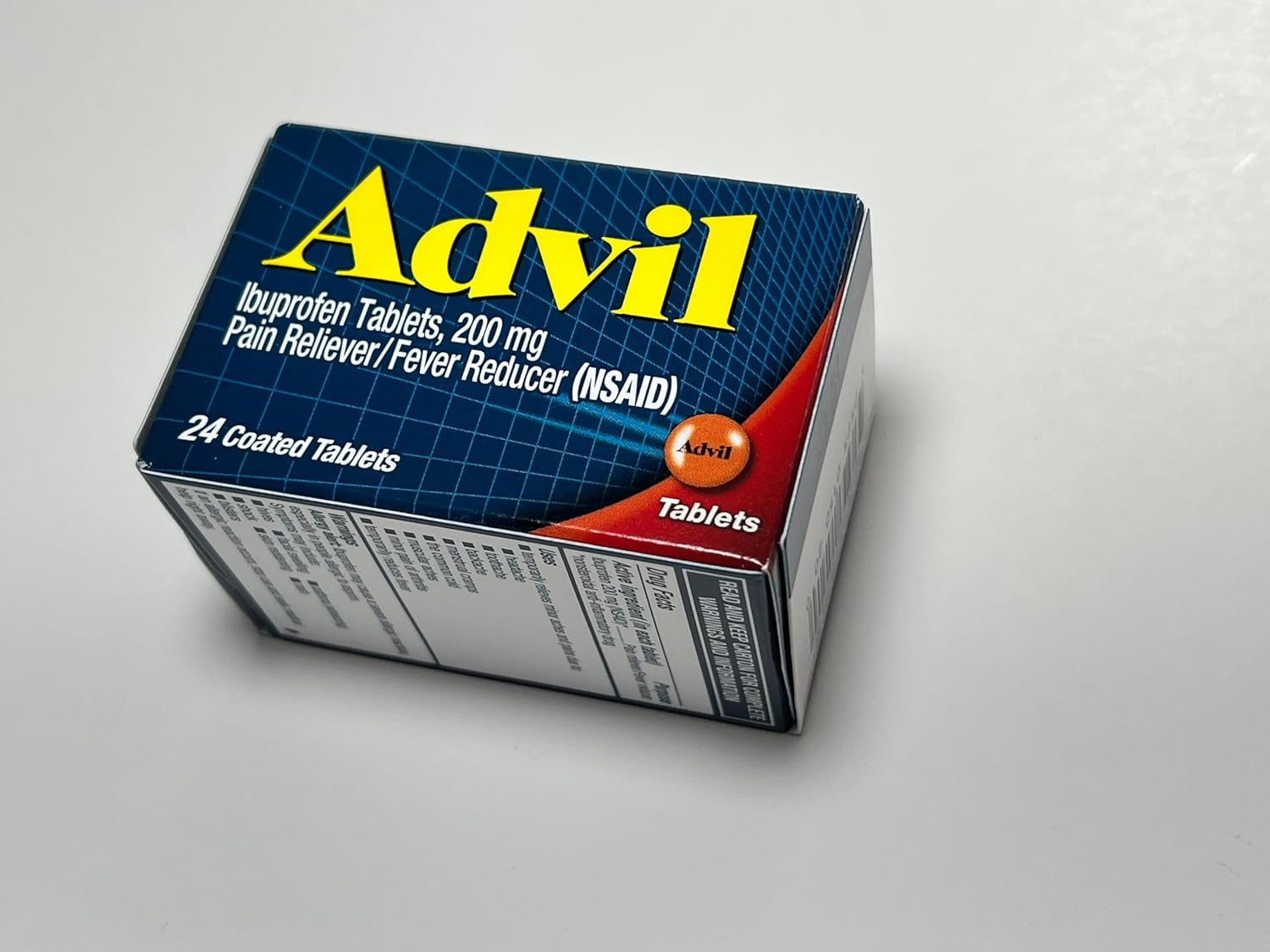 Amazon.com: Advil 200 mg Coated Tablets 24 ea (Pack of 3) : Health ...