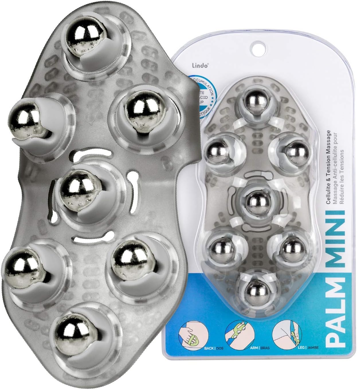 Amazon.com: Lindo Palm Mini Massager - Luxury Pain Relief Tool Made ...