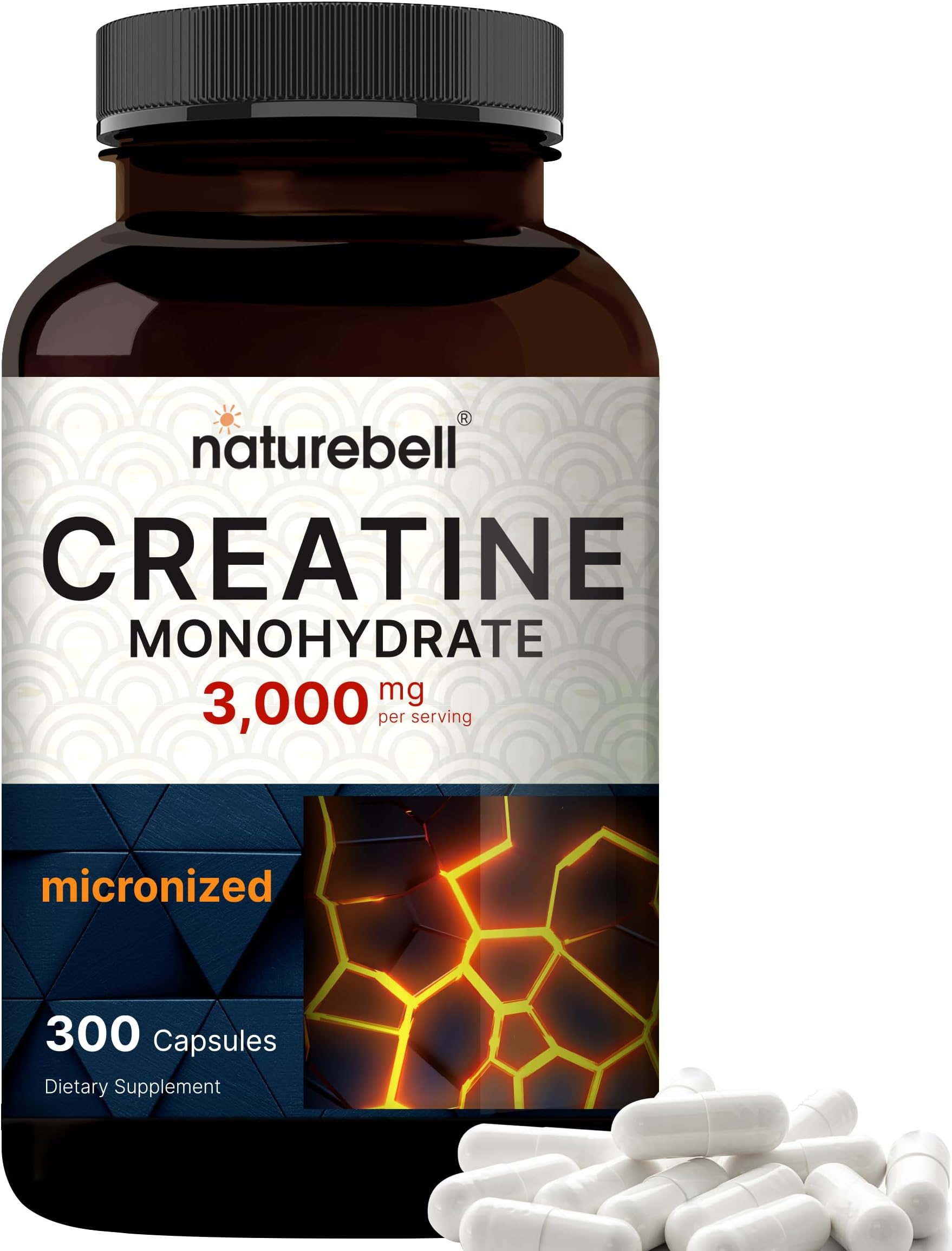 Amazon.com: PURE ORIGINAL INGREDIENTS Creatine, (100 Capsules) Always ...