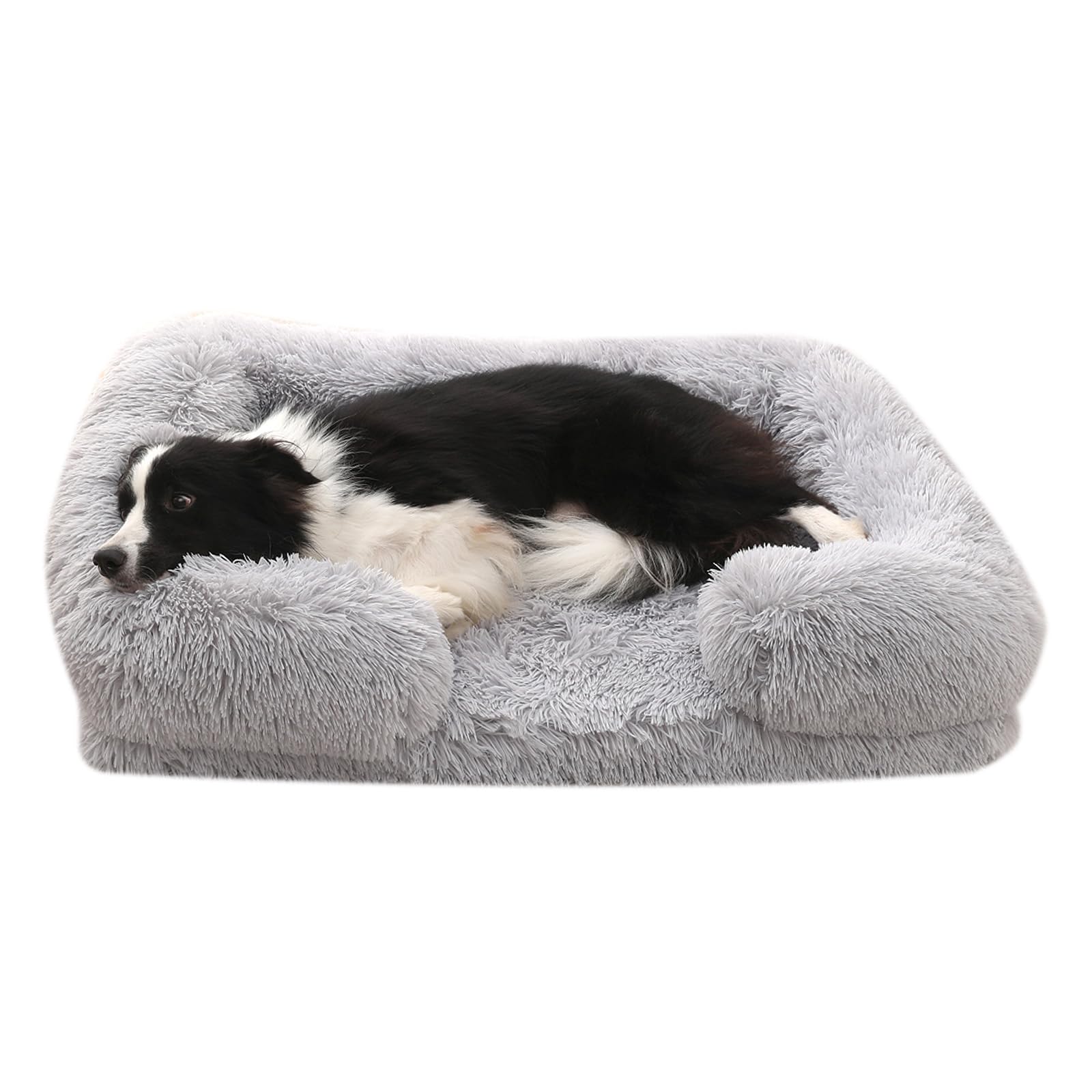 Amazon.com : FurryNap Dog Beds for Medium Sized Dogs, Plush Dog Beds ...
