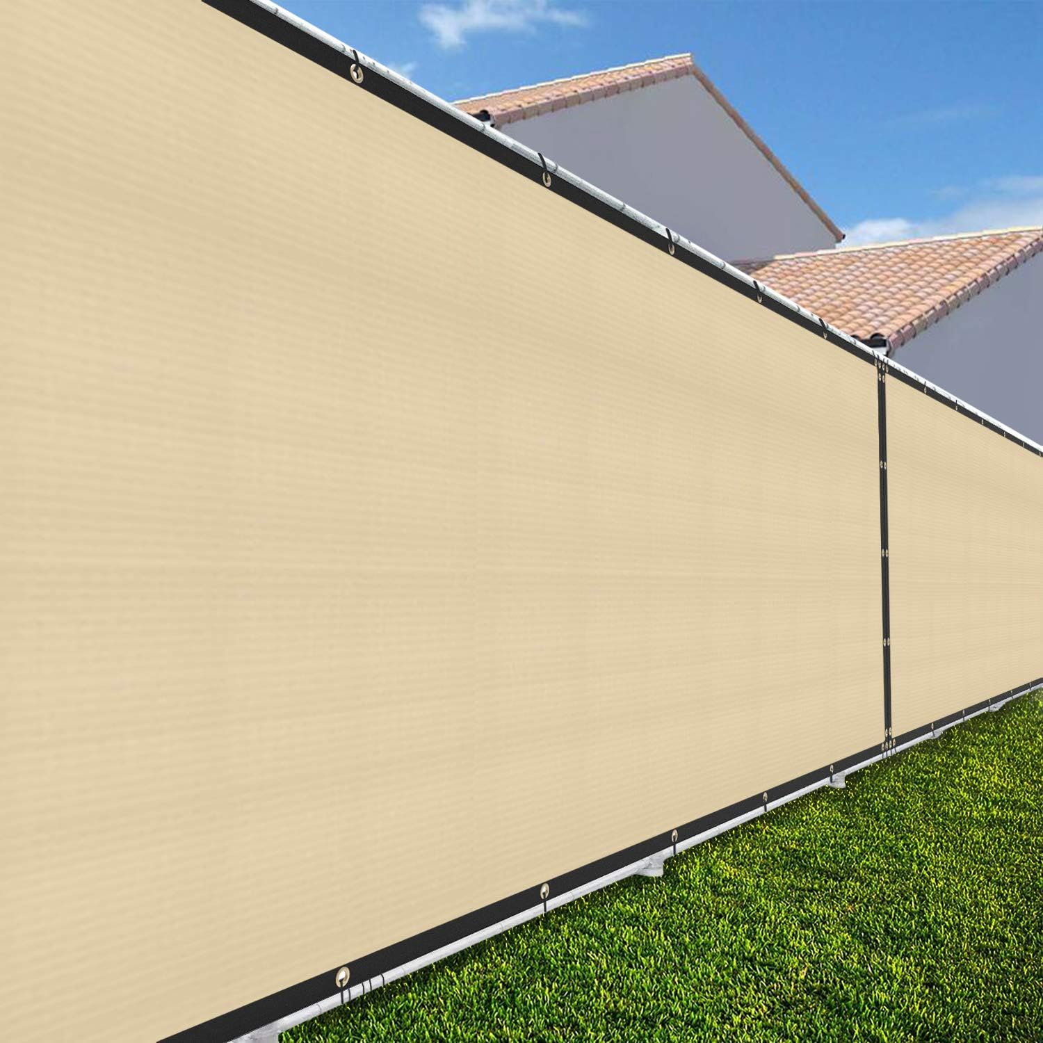 Amazon.com : TANG 480 GSM 3' x 137' Beige Solid Vinyl Coated Polyester ...