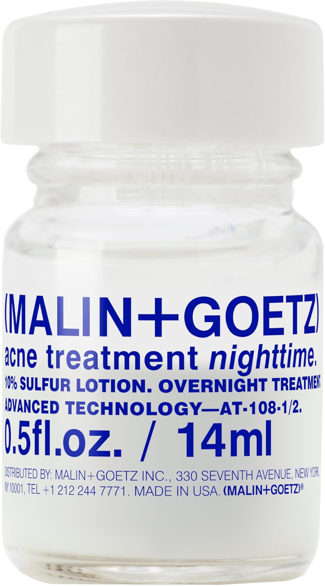 Malin Goetz Acne Treatment Nighttime Overnight Spot Treatment 10 Sulfur ...