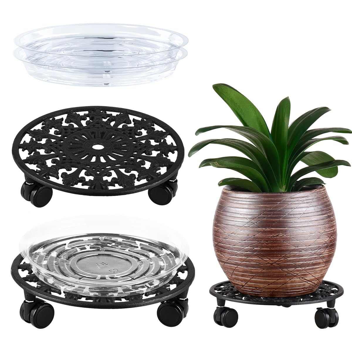 Snapklik.com : 2 Pack Plant Caddy