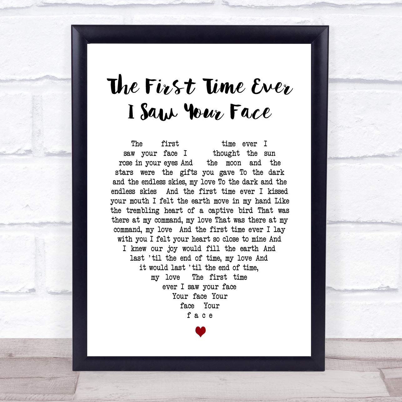 When I First Time Saw Your Face