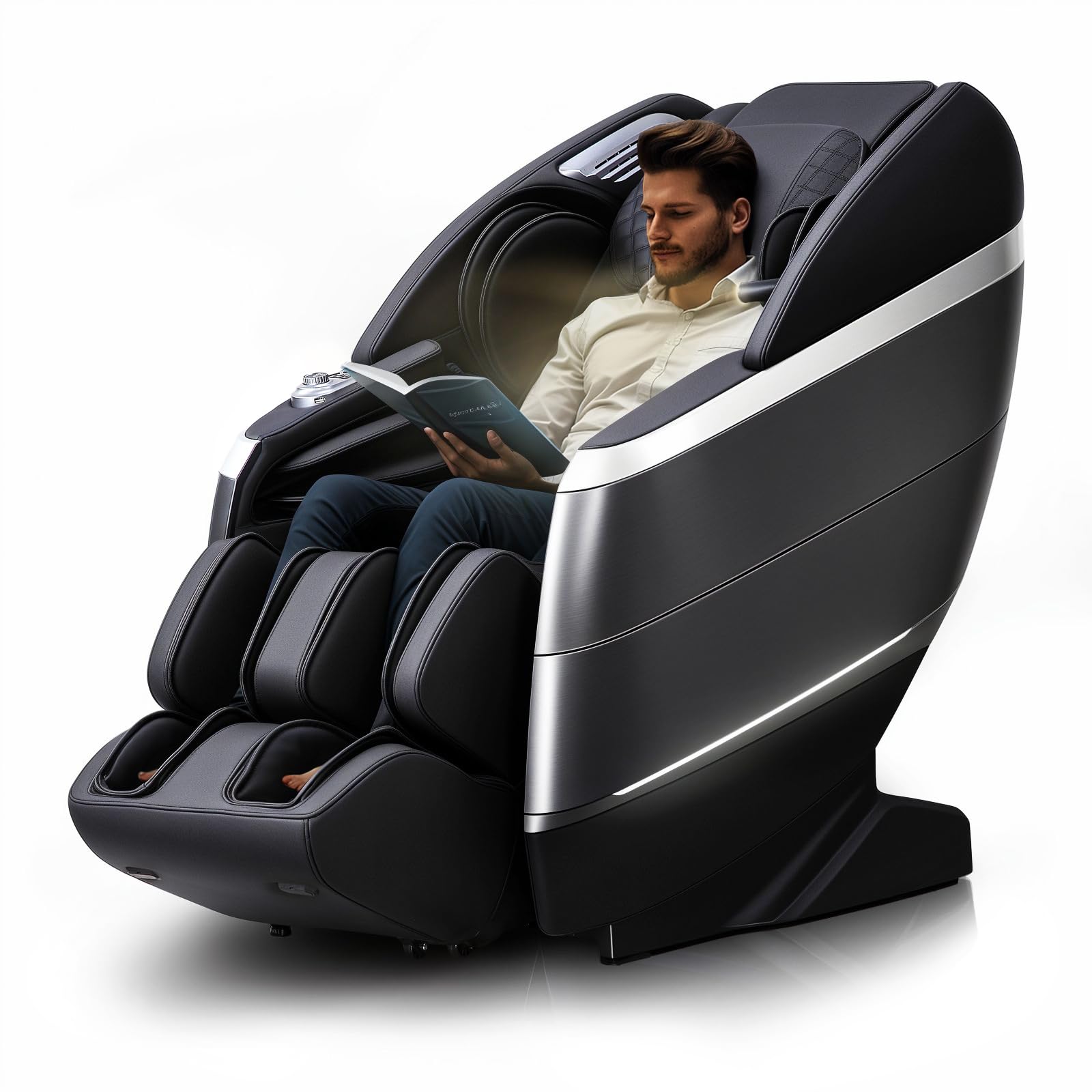 Amazon.com: HealthRelife 4D Massage Chair Full Body, 166° Flexible ...