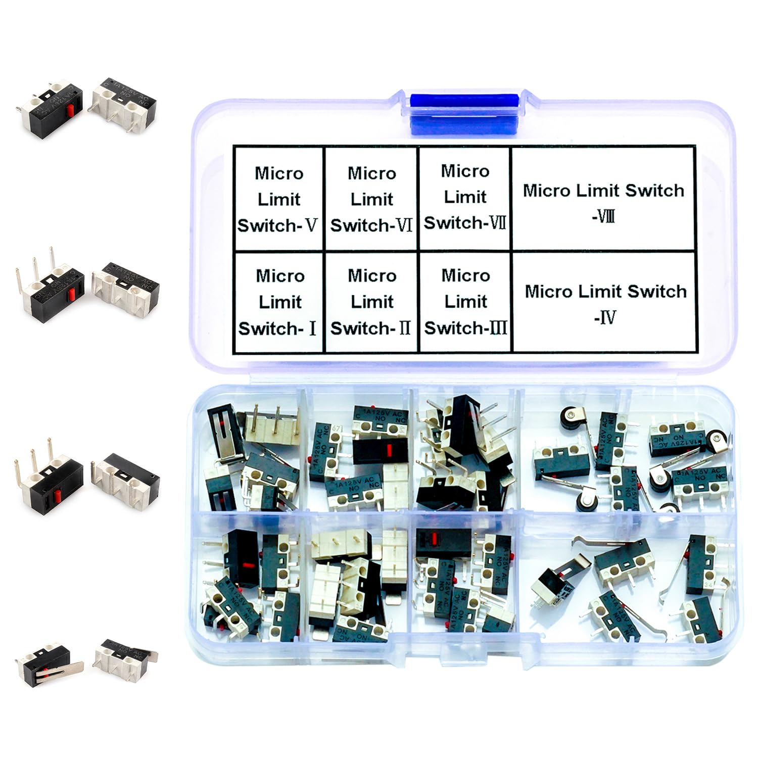 Snapklik.com : JTSNERU Micro Limit Switch Mouse Switch Assorted Kit ...