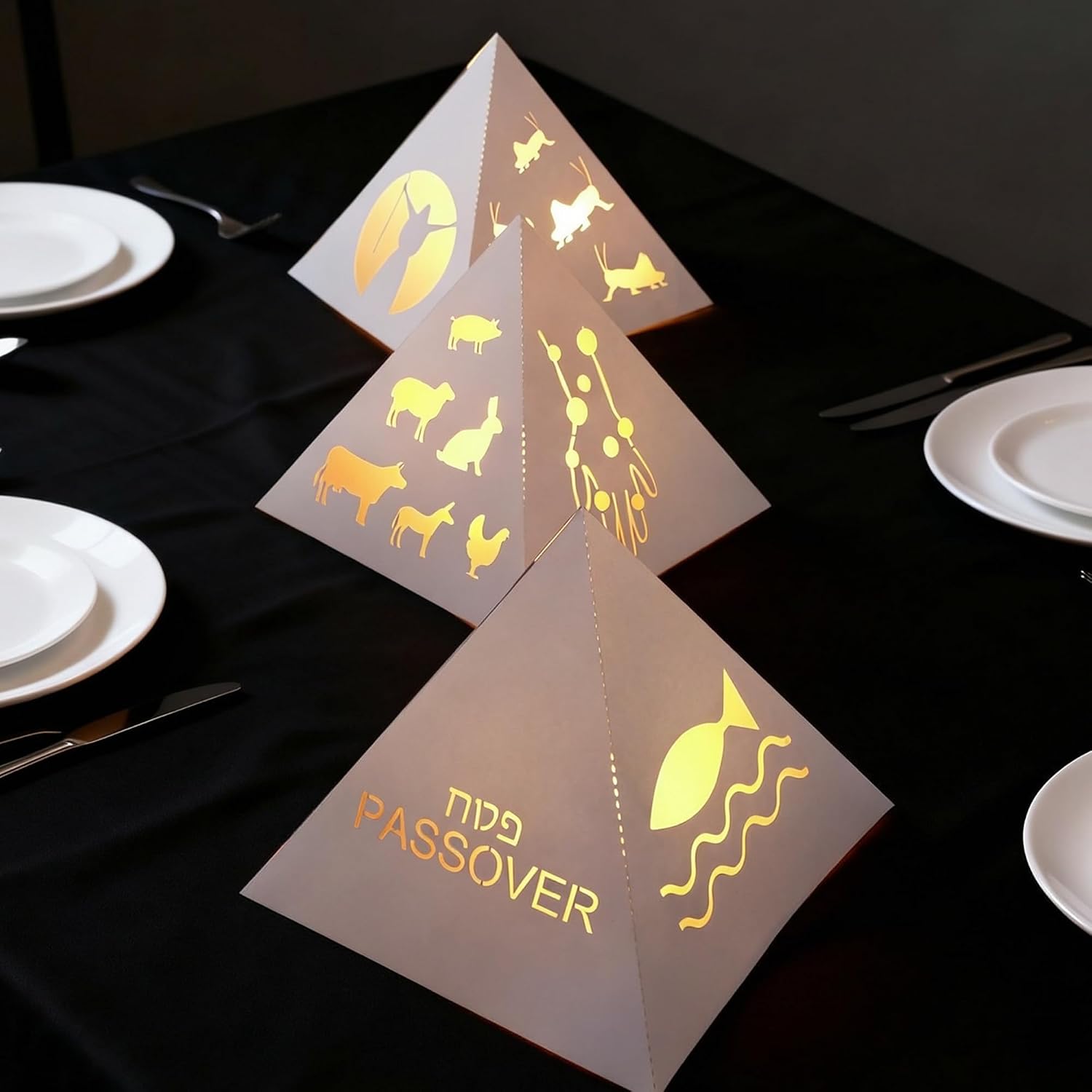 Amazon.com: Kathfly 3 Pack Passover Table Centerpieces Ten Plagues ...