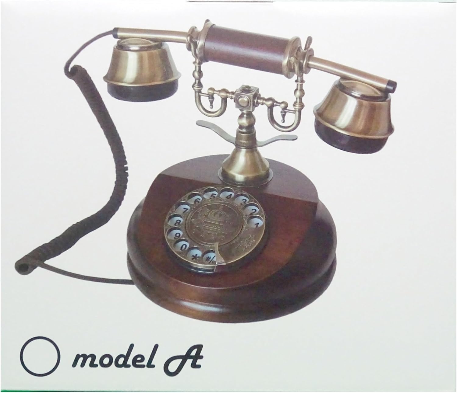 Opis 1921 Cable A Wood Retro Telephone - Vintage Antique Landline Phone ...