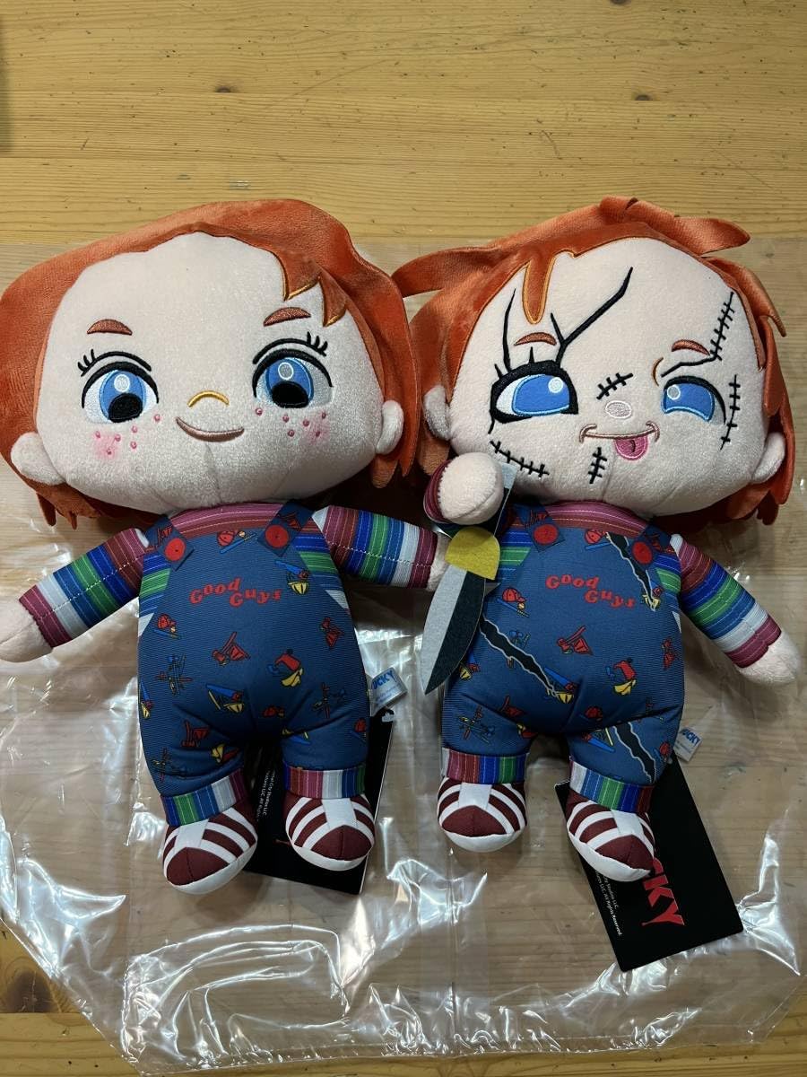 Amazon.co.jp: USJ Exclusive Chucky Plush Toy Set of 2 - Child Play ...