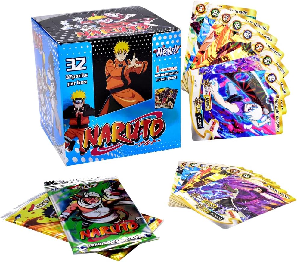Narruto Trading Cards,160PCS Narruto Anime Cards Game Anime Trading ...