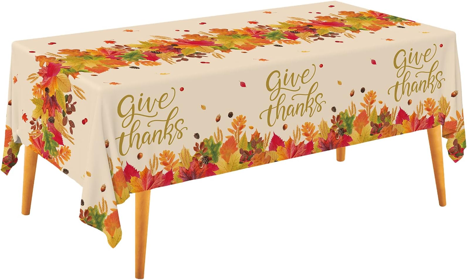 Amazon.com: Juvale 3-Pack Thanksgiving Tablecloth Set, Fall Decor Give ...