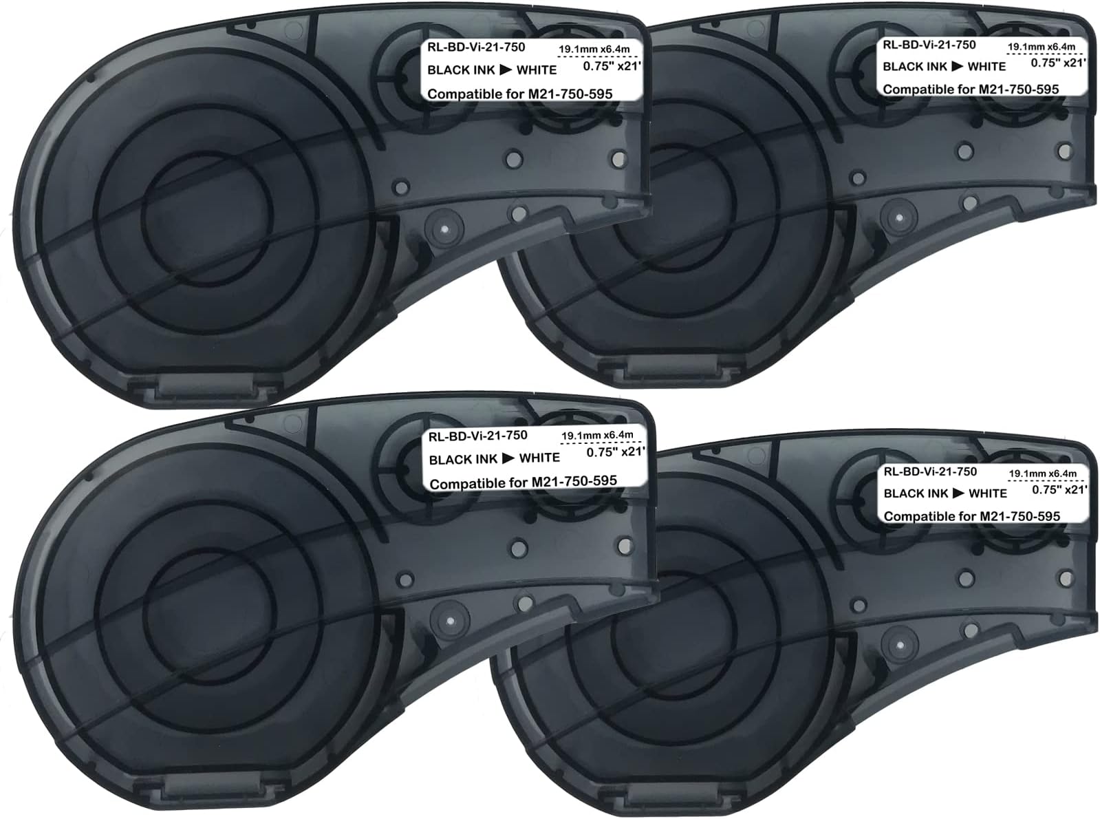 Amazon.com: SIKOT Compatible Label Tape Replacememt for M21-750-595-WT ...