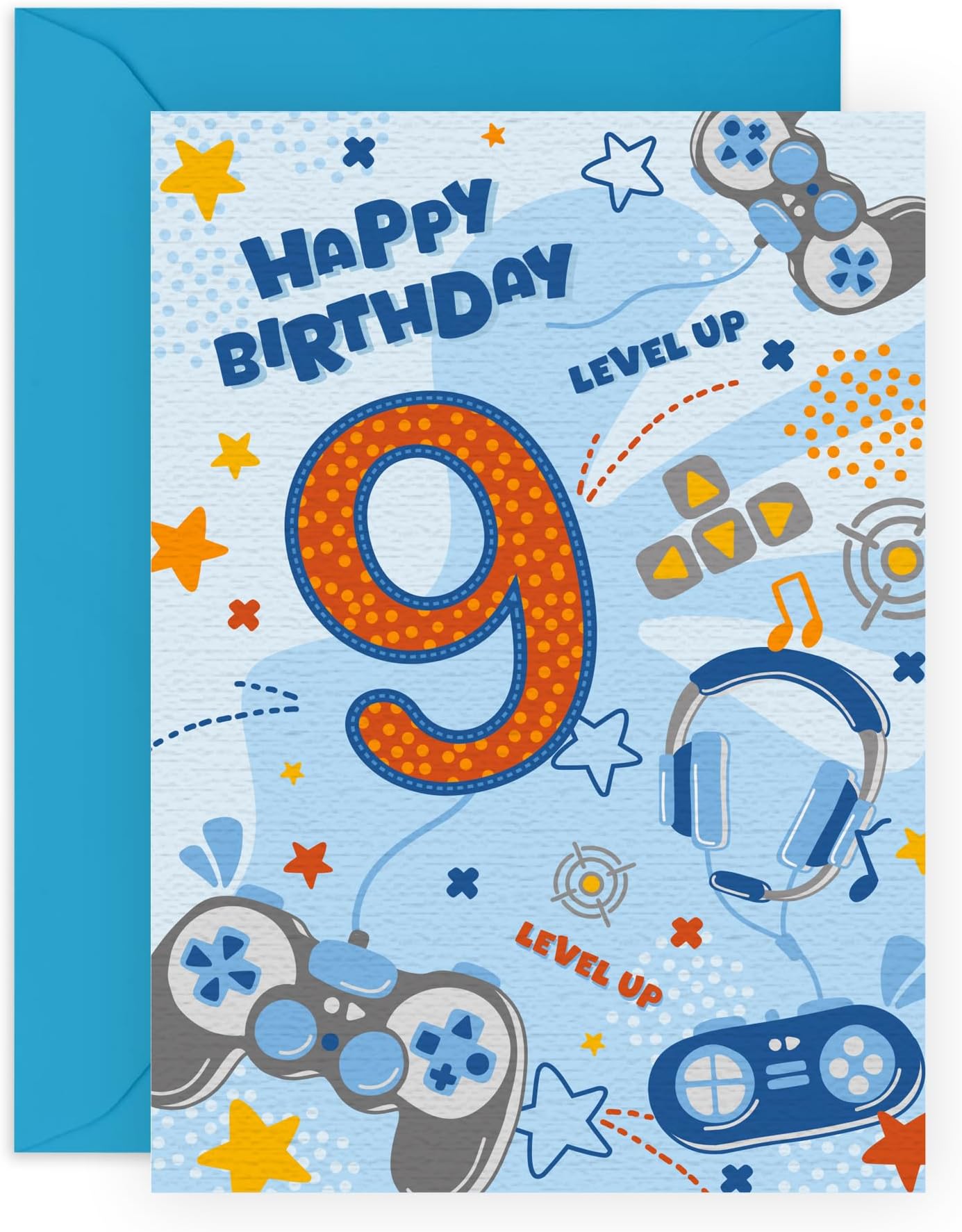 Amazon.com : CENTRAL 23 Kids Birthday Card 9 Year Old - Gamer Birthday ...