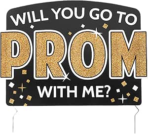 Amazon.com: Go With Me to Prom Yard Sign : Home & Kitchen