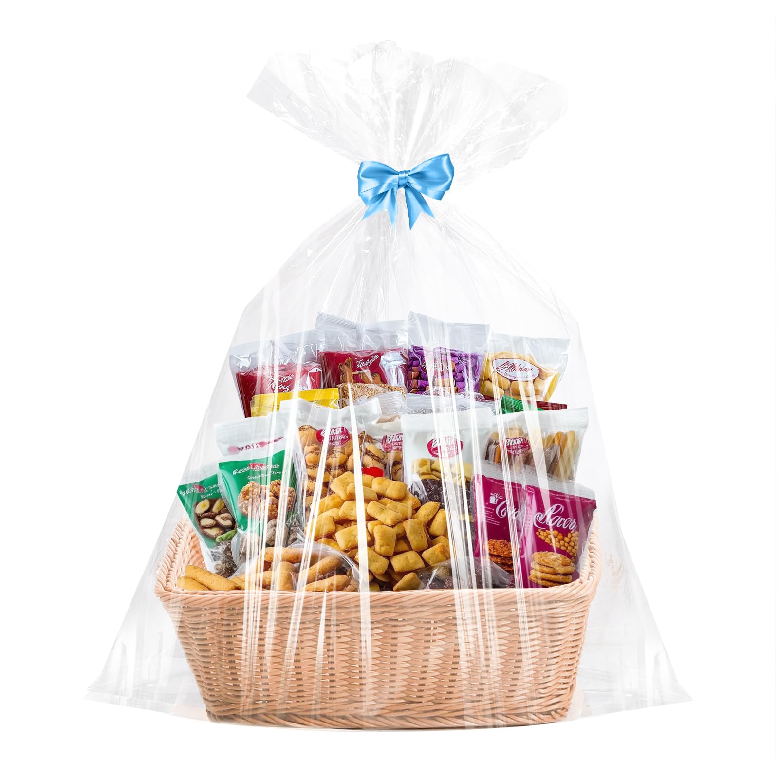 Snapklik.com : Woric 6PCS Large Cellophane Bags 30x40 Inch Clear ...