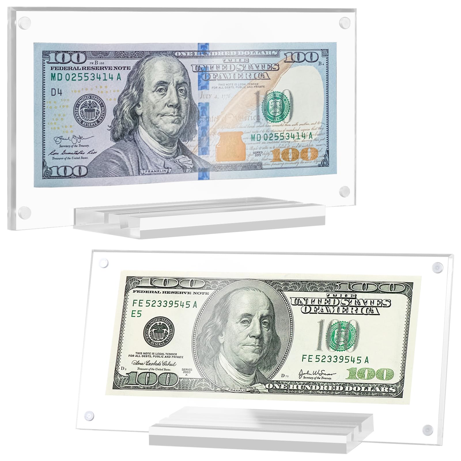 Amazon.com: Dollar Bill Frame Acrylic Display Holder Money Frame for ...