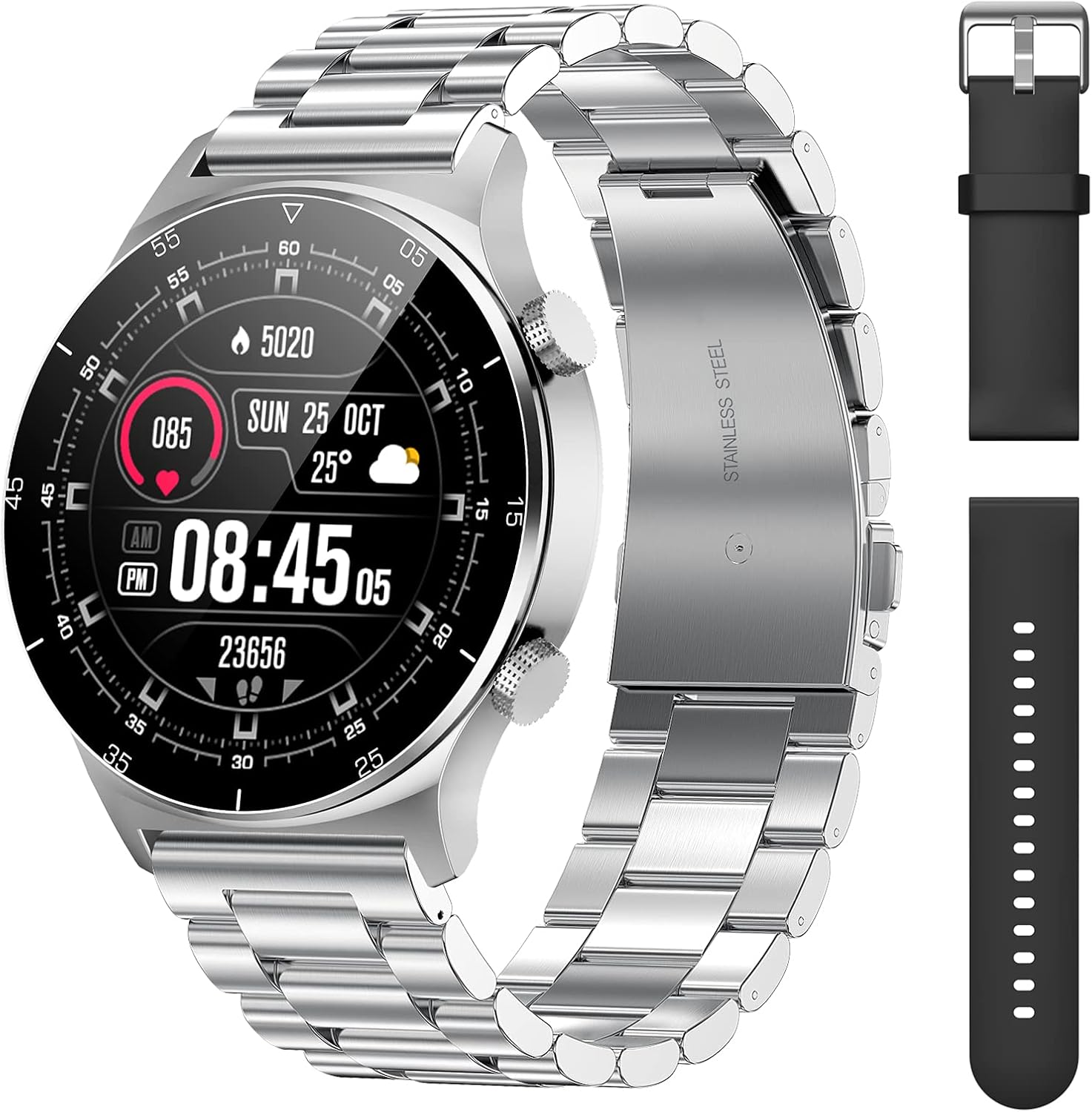 LIGE Smart Watch Men IP67 Waterproof Bluetooth Health Monitor Fitness ...