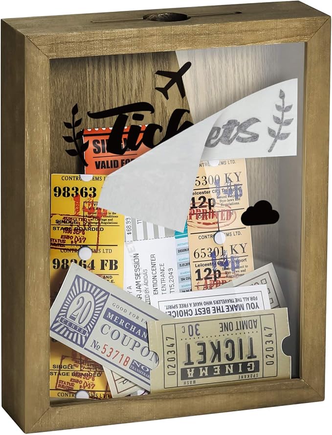 Amazon.com - TJ.Moree Ticket Shadow Box 8 x 10 Top Loading Shadow Box ...