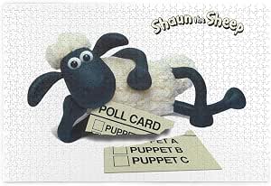 Amazon.co.jp: Shaun the Sheep Jigsaw Puzzle, Wooden, 1000 Pieces ...