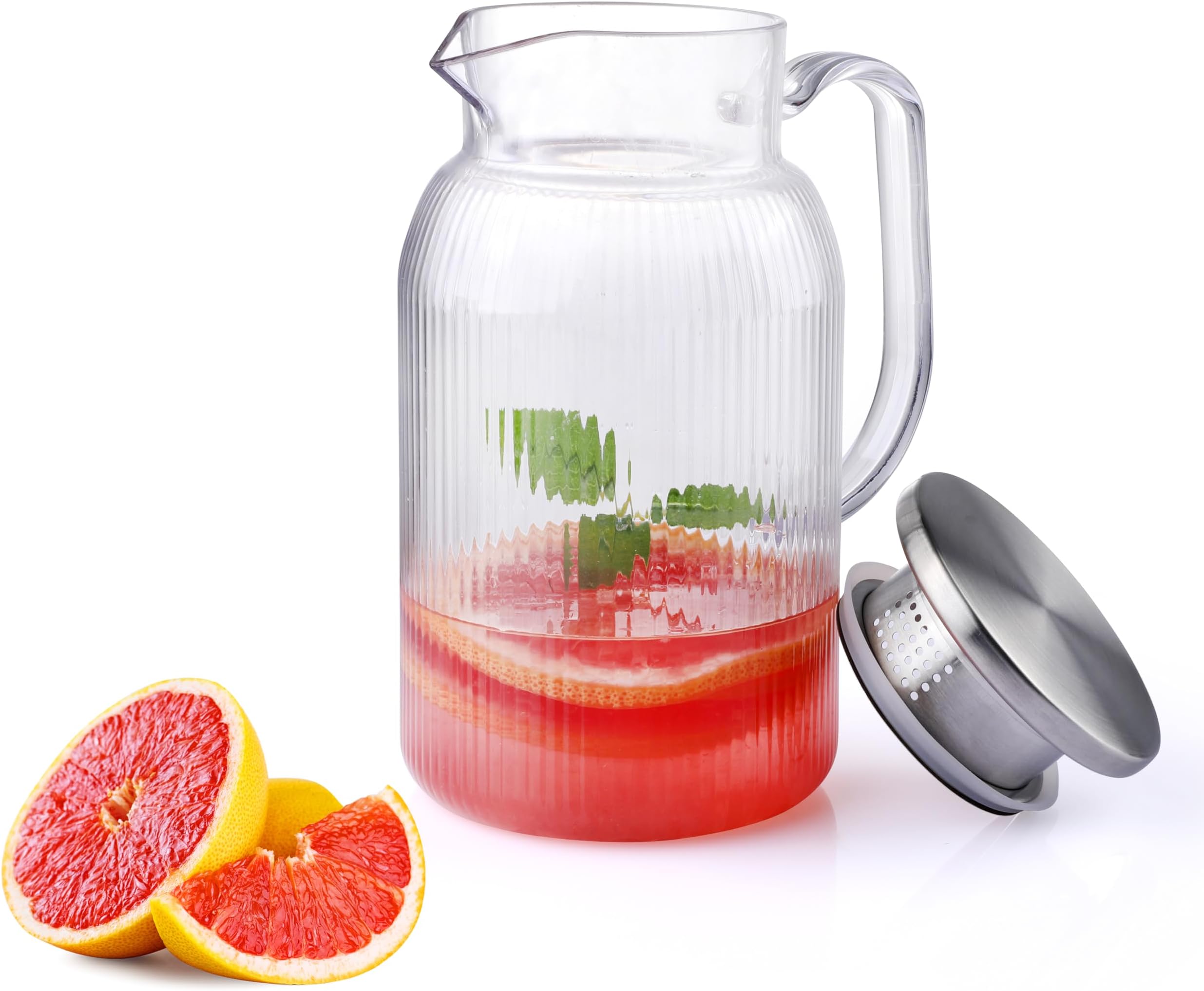 Amazon.com: US Acrylic 72oz Acrylic Clear Acrylic Pitcher with Lid ...