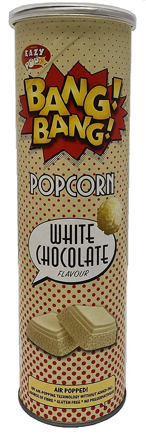 EazyPop Bang Bang Popcorn 6 x 85g (White Chocolate) : Amazon.co.uk: Grocery