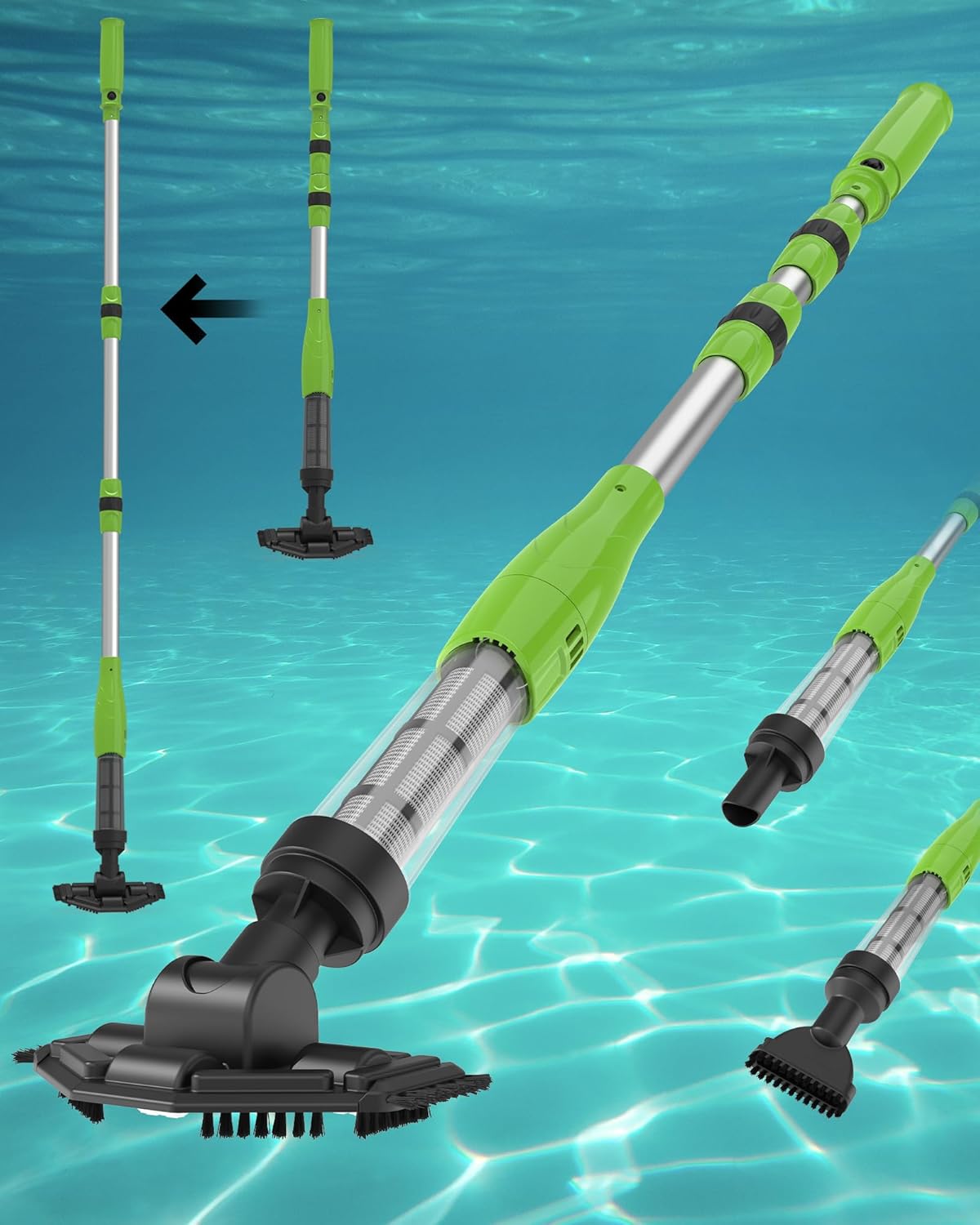 Amazon.com : 3-in-1 Cordless Pool Spa Hot Tub Vacuum Cleaner, Handheld ...