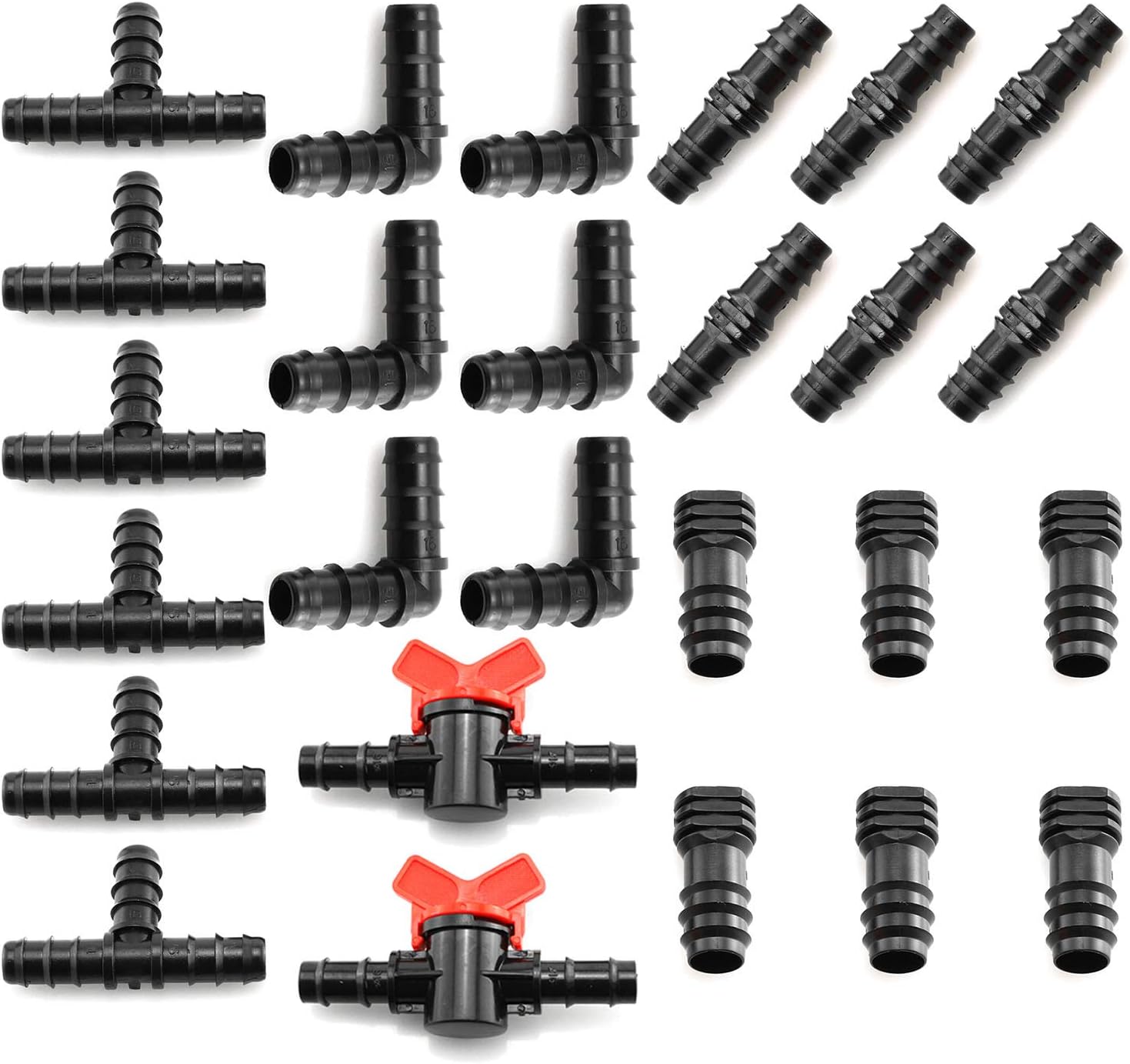 Amazon.com : DGZZI Irrigation Fittings Kit Water Drip Irrigation Kit ...