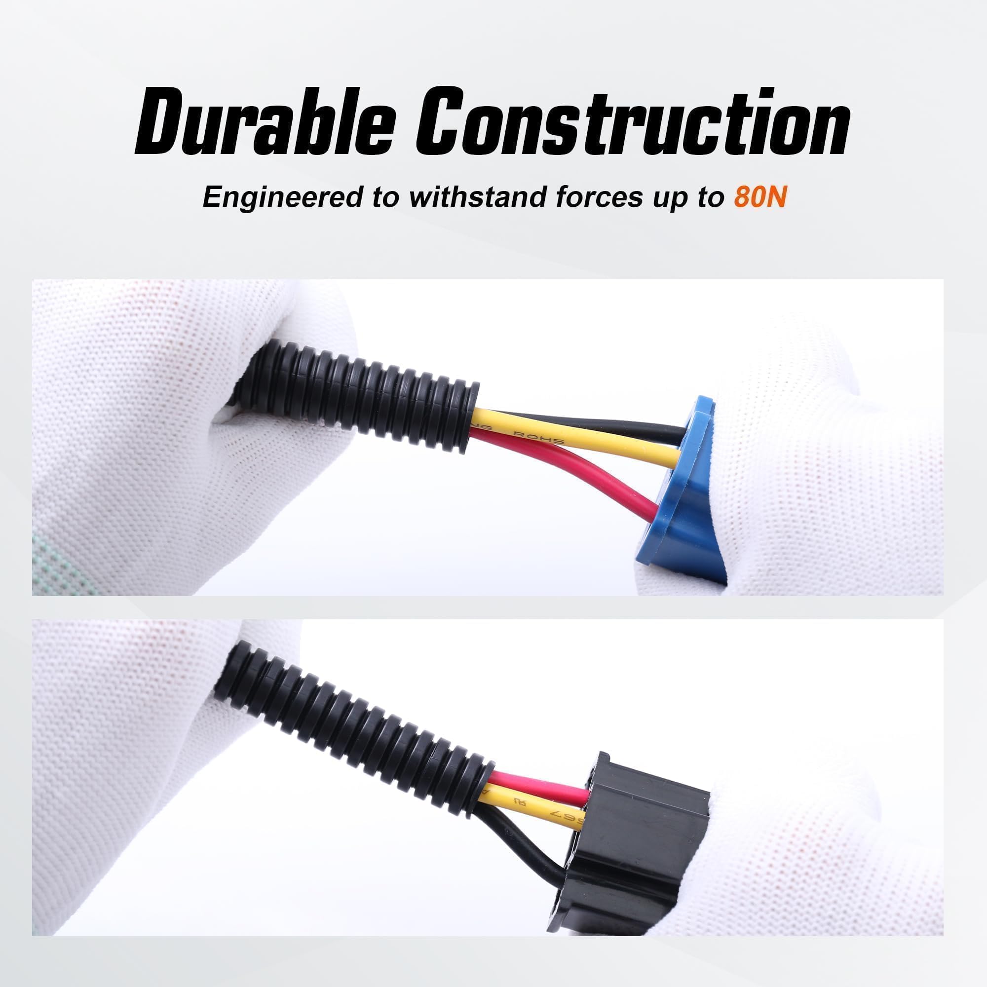 Snapklik.com : Lux Universal H4 Relay Harness For H4 LED Headlights ...