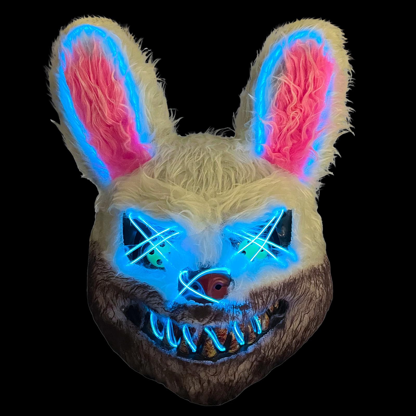 Halloween Scary Rabbit Bunny Mask, bloody bunny mask, Furry Mask With ...