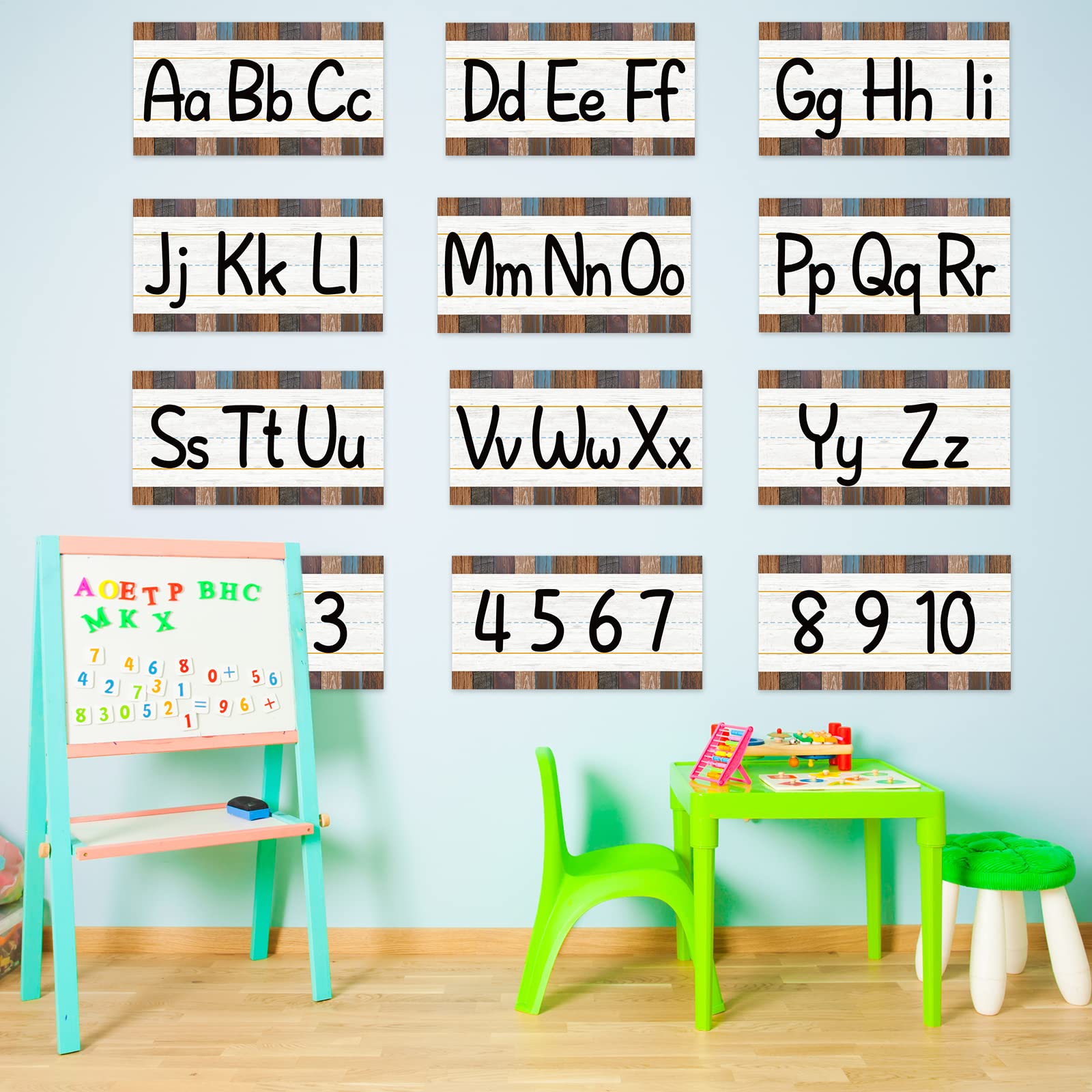 Snapklik.com : 12 Pieces Alphabet Bulletin Board Strips Set Alphabet ...