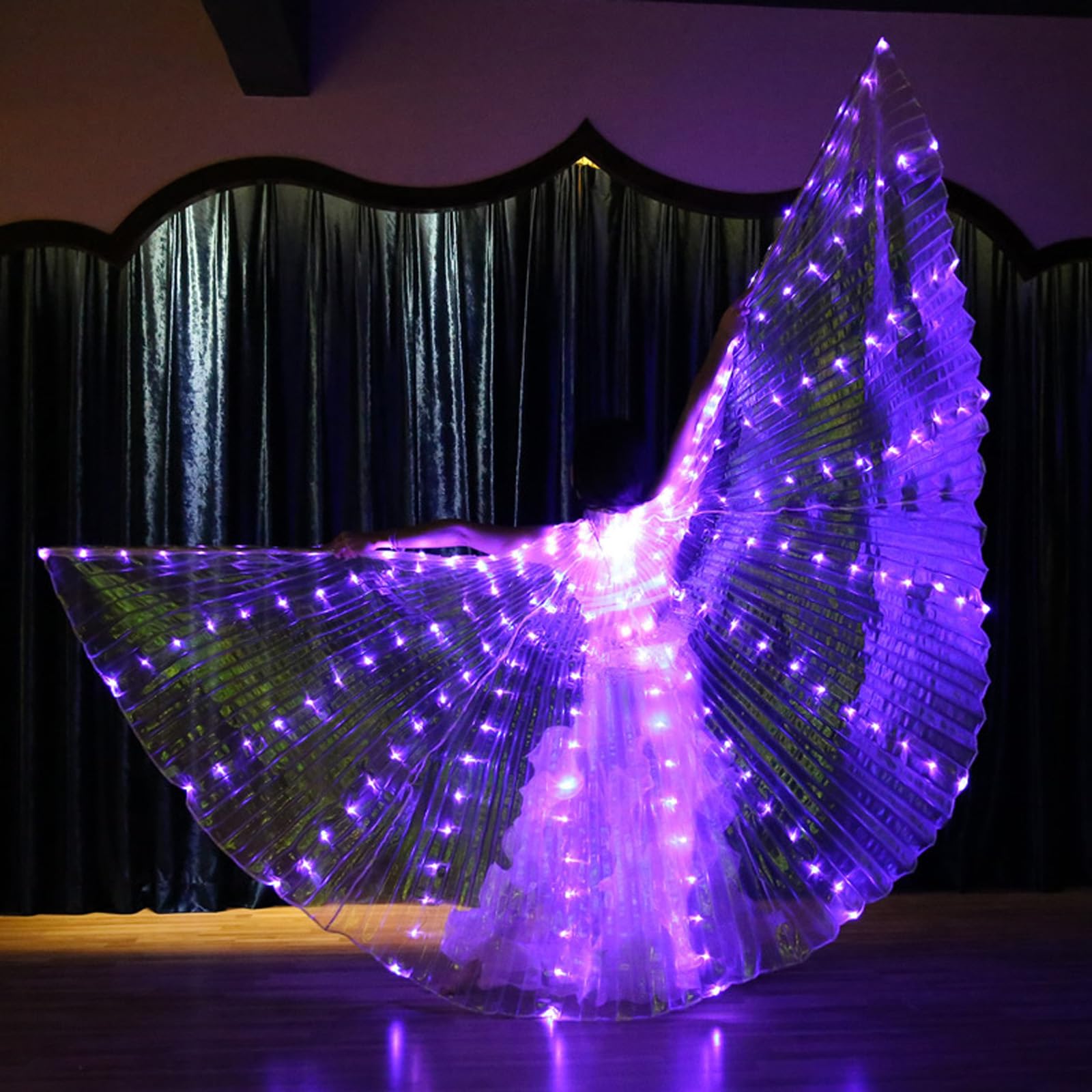 Snapklik.com : LED Isis Wings Light Up Wings Glow Light Up Belly Dance ...