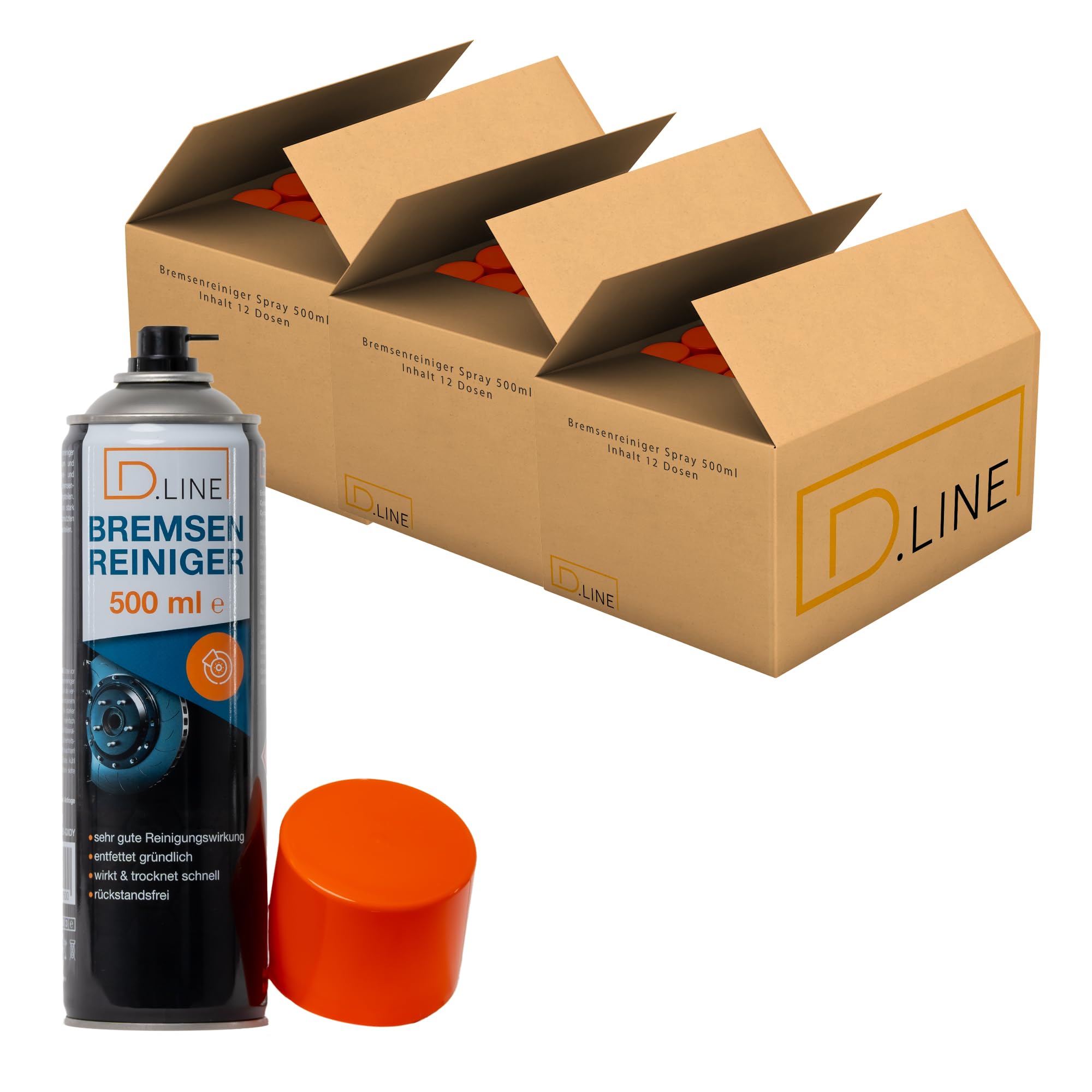 D.LINE Bremsenreiniger 500ml Spraydose (1) : Amazon.de: Auto & Motorrad