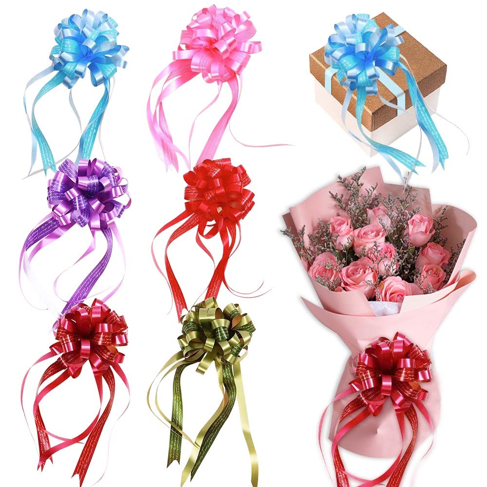 Amazon.com: Estivaux 30 Pieces Multicolor Pull Bows for Gift Wrapping ...