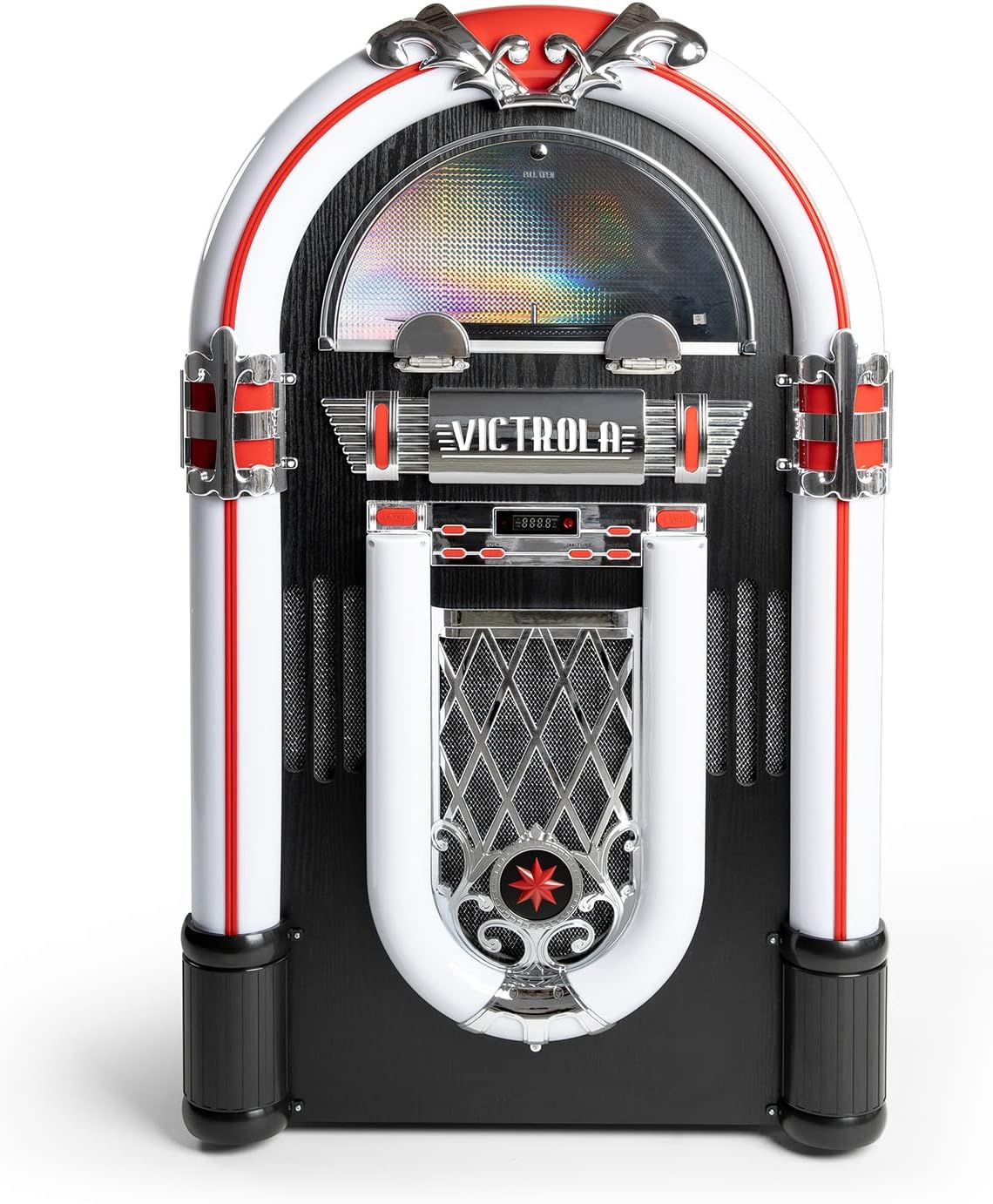 Amazon.com: Crosley CR1213A-OA Vinyl Bubbler Full Size Jukebox with ...
