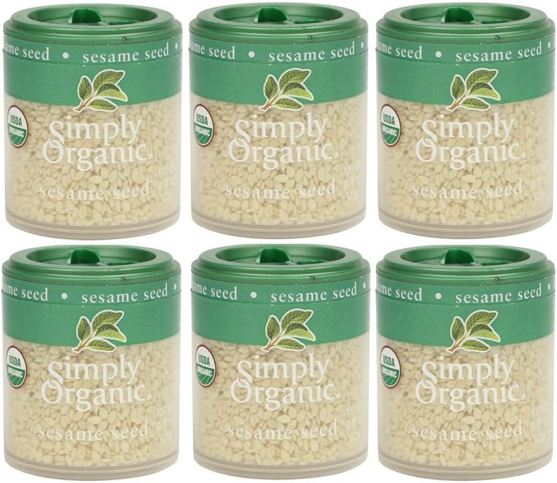 Amazon.com : Simply Organic Whole Sesame Seed, Certified Organic | 3.7 ...