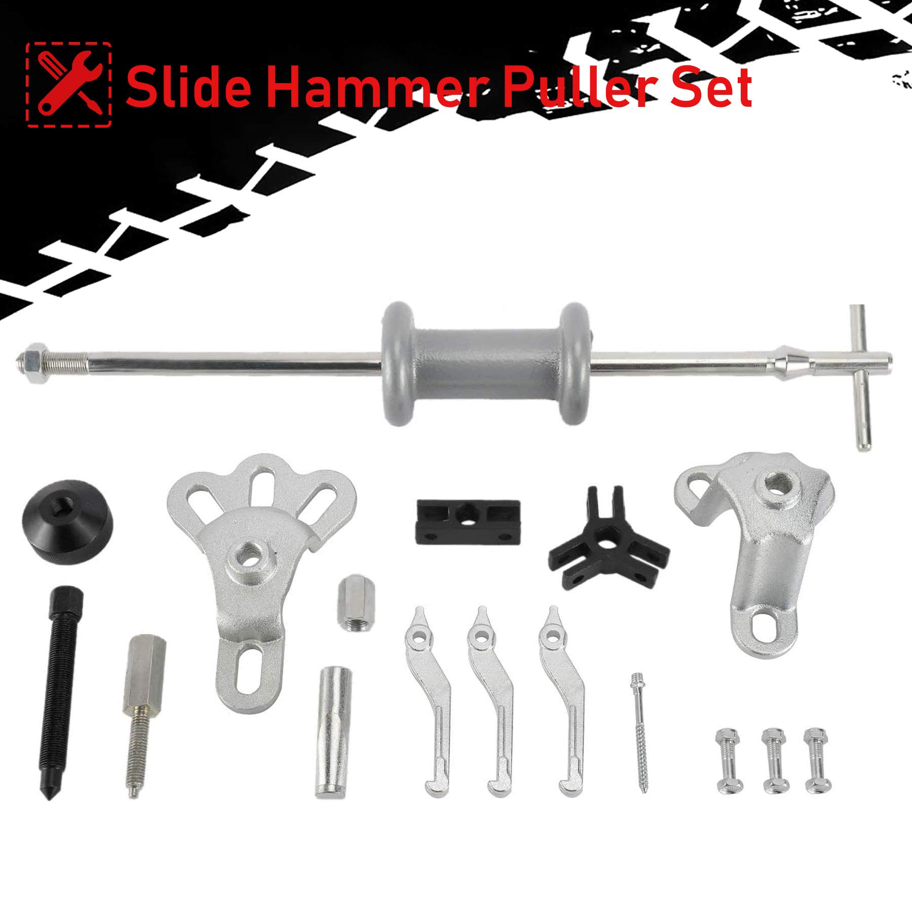 Seal Puller Tool Auto 10-Way Puller Slide Hammer Kit Slide Hammer ...