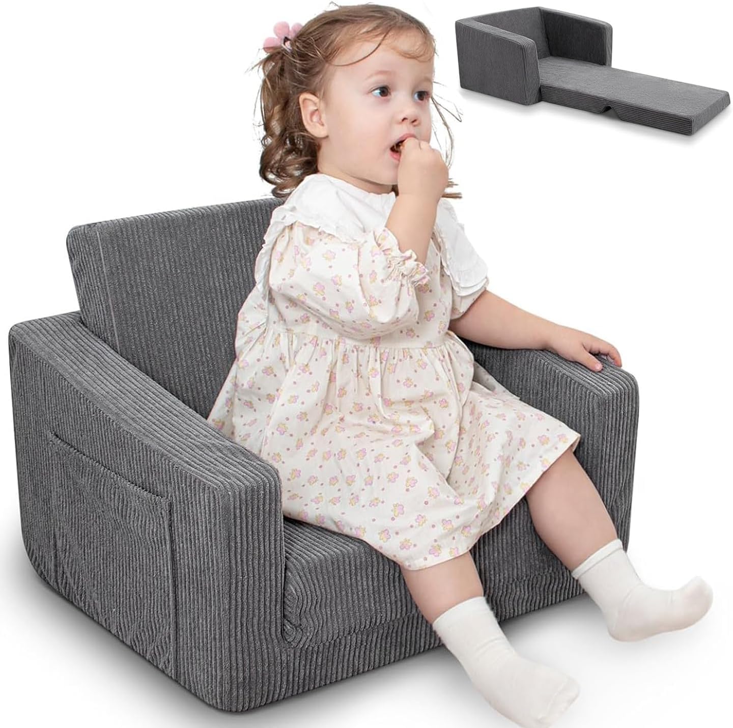 Amazon.com: Jouha Thick Toddler & Kids Couch,Toddler Chairs Comfy, Soft ...