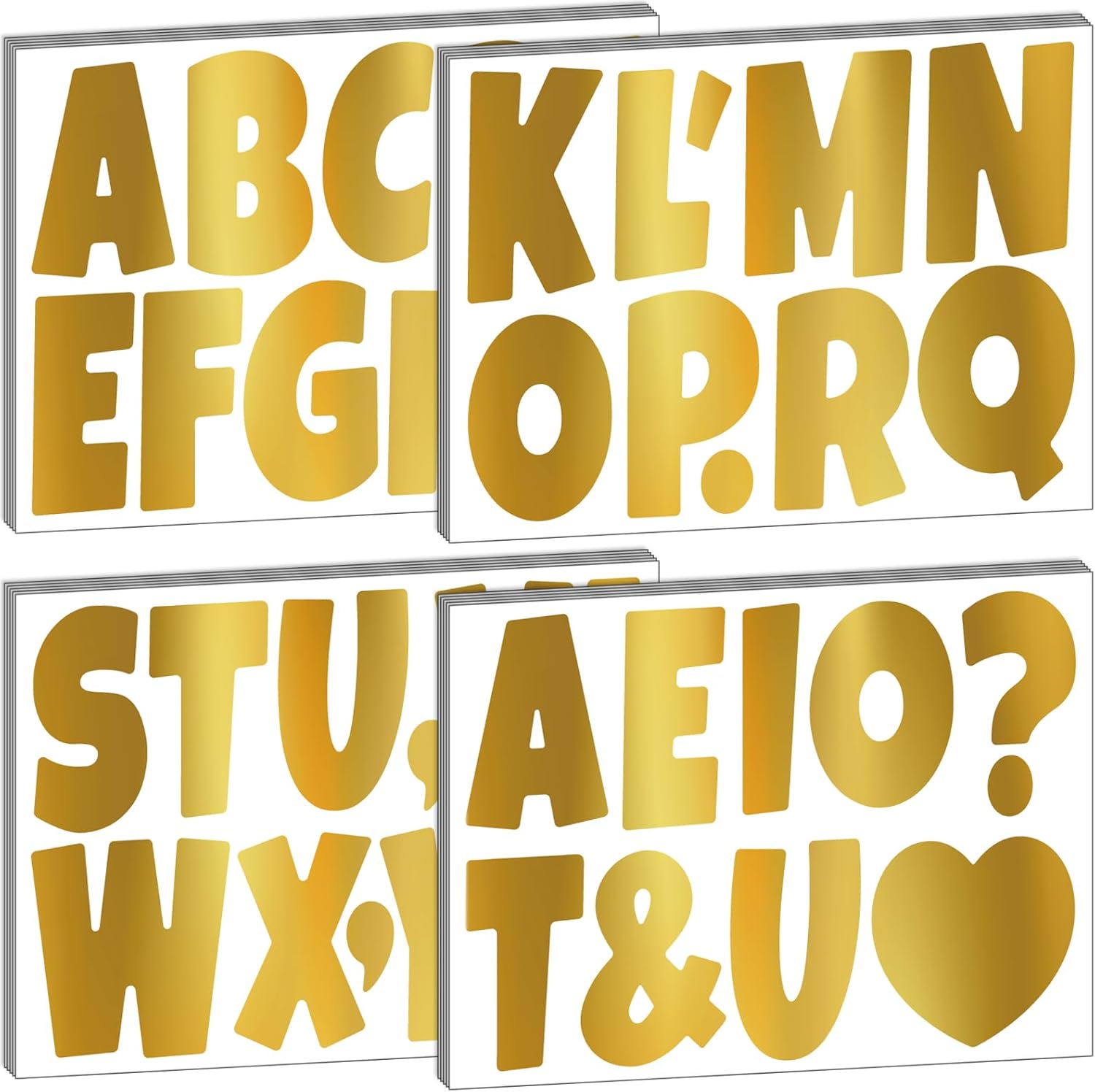 Amazon.com: Bemeol Letter Stickers 210 Pcs 4 inch Bulletin Board ...