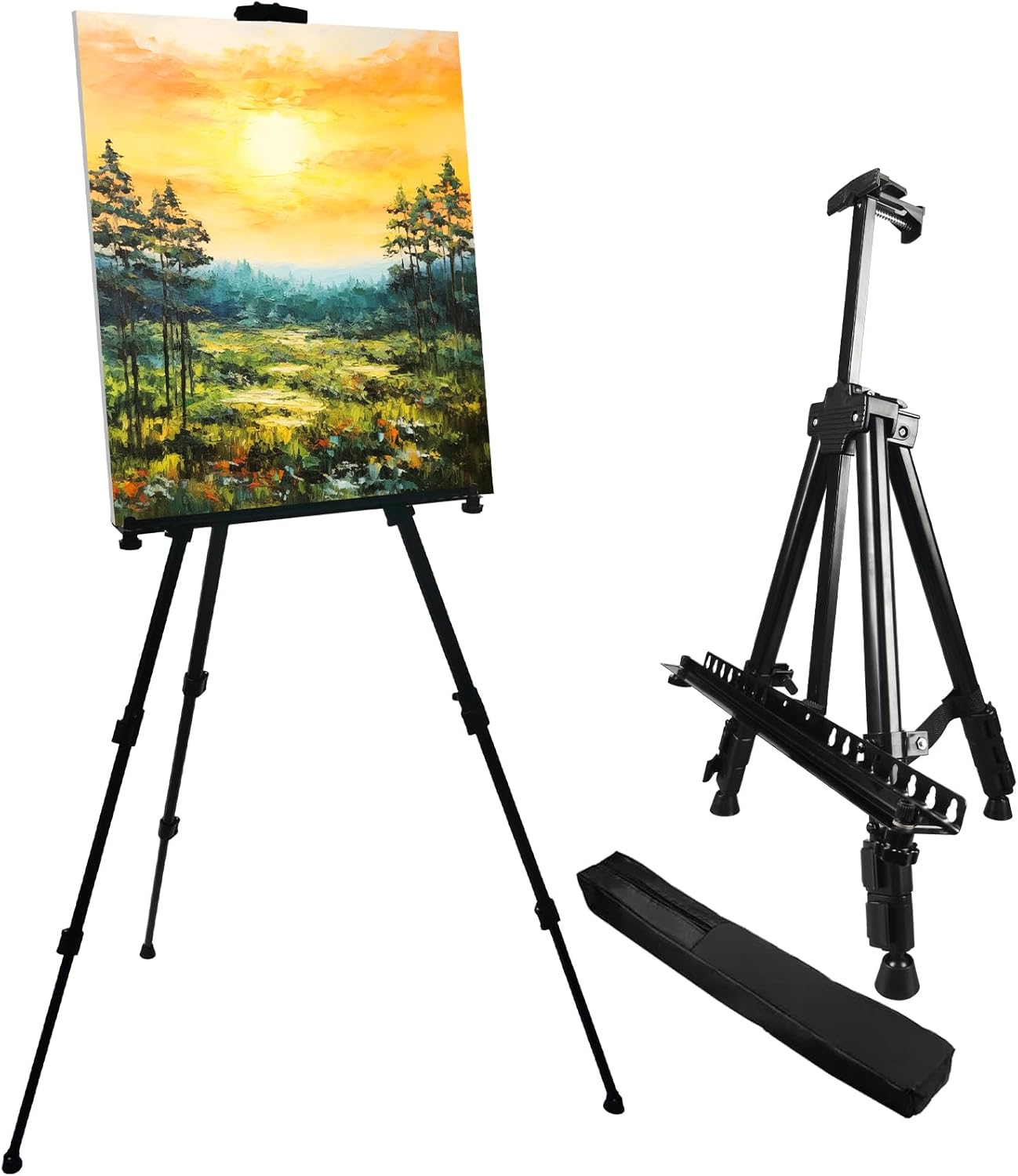 Amazon.com: RRFTOK Art Painting Display Easel Stand，Aluminum Metal ...