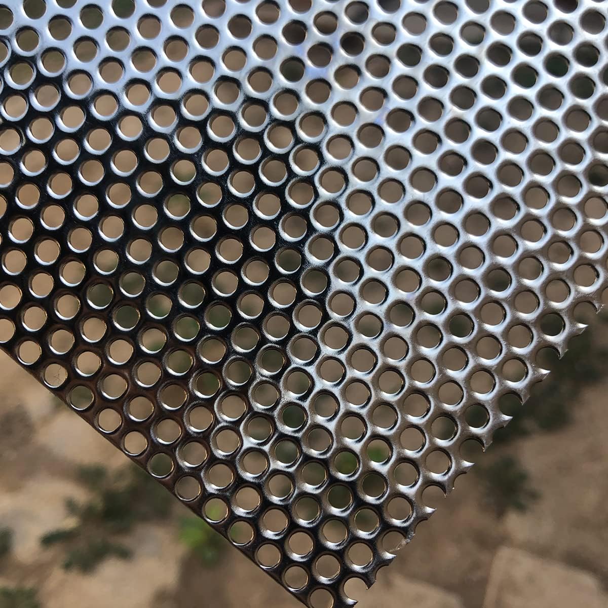 FengYoo Tôle perforée | Tôle perforée en acier inoxydable Trou de 3 mm ...