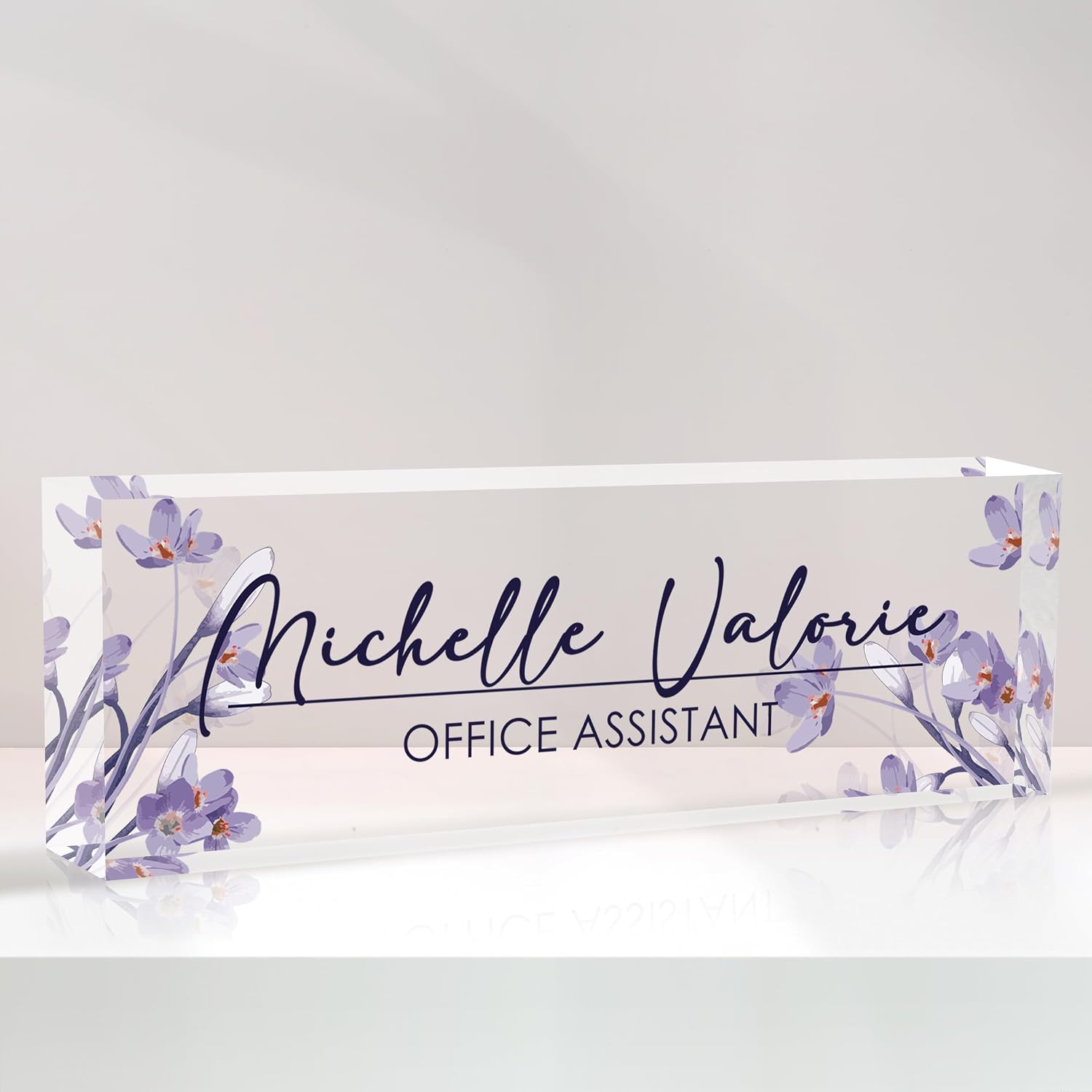 Custom Name Plate for Desk, Desk Name Plate Personalized, Personalized ...