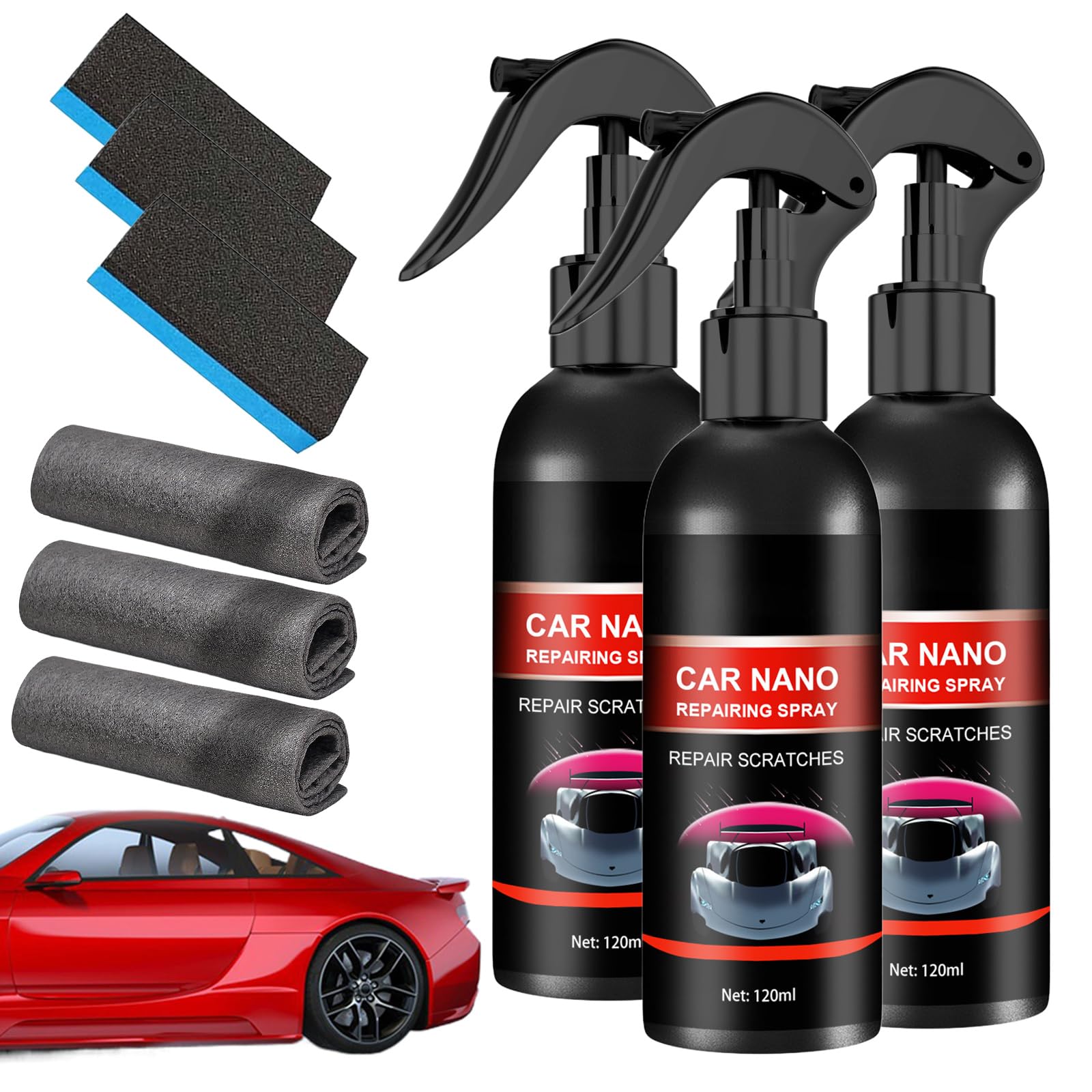 Nurafix Nano Car Spray, Nurafix Nano Scratch Spray, Nurafix Coating ...