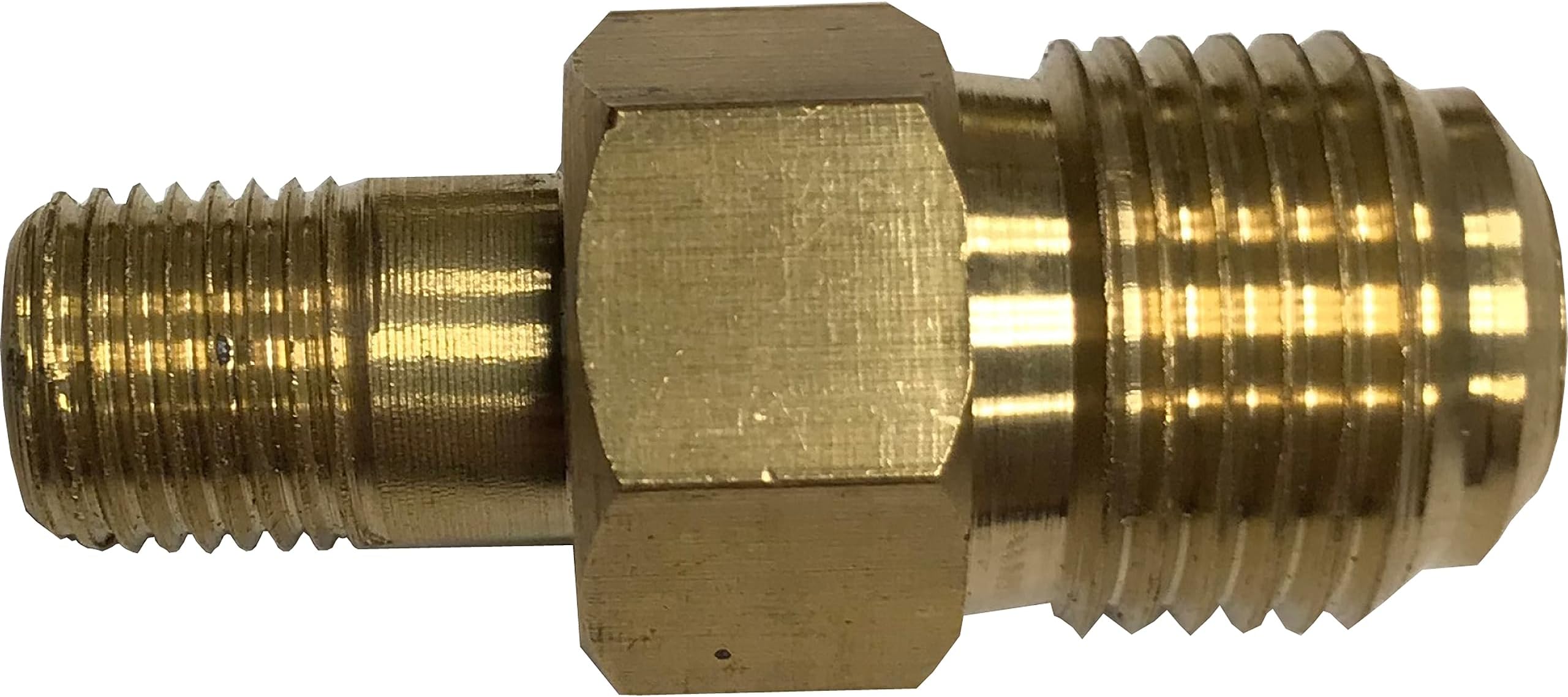 Amazon.com : King Kooker Propane Orifice Connector Straight Brass Tube ...