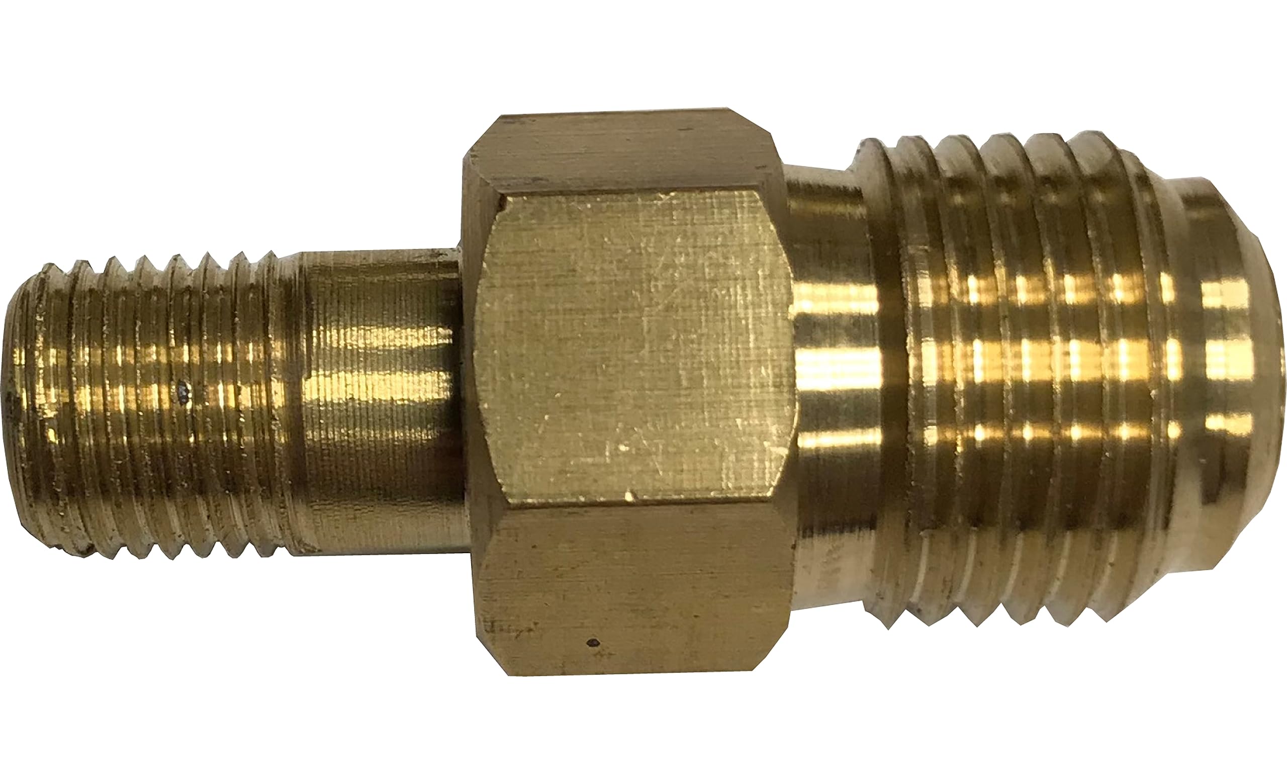 Amazon.com : King Kooker Propane Orifice Connector Straight Brass Tube ...