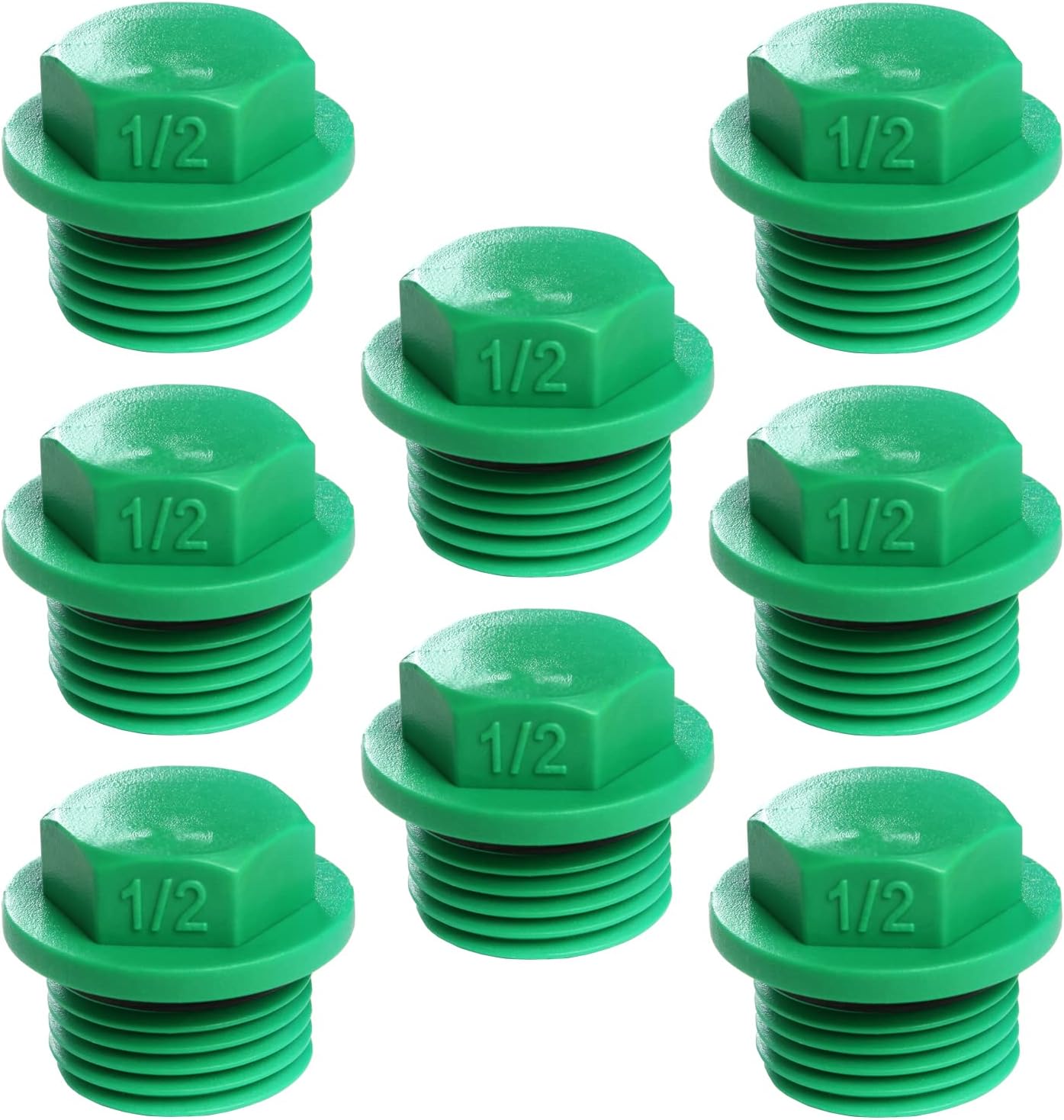 Amazon.com: Joywayus 5PCS 1/2" PT Male Thread PPR Pipe Fitting End Caps ...