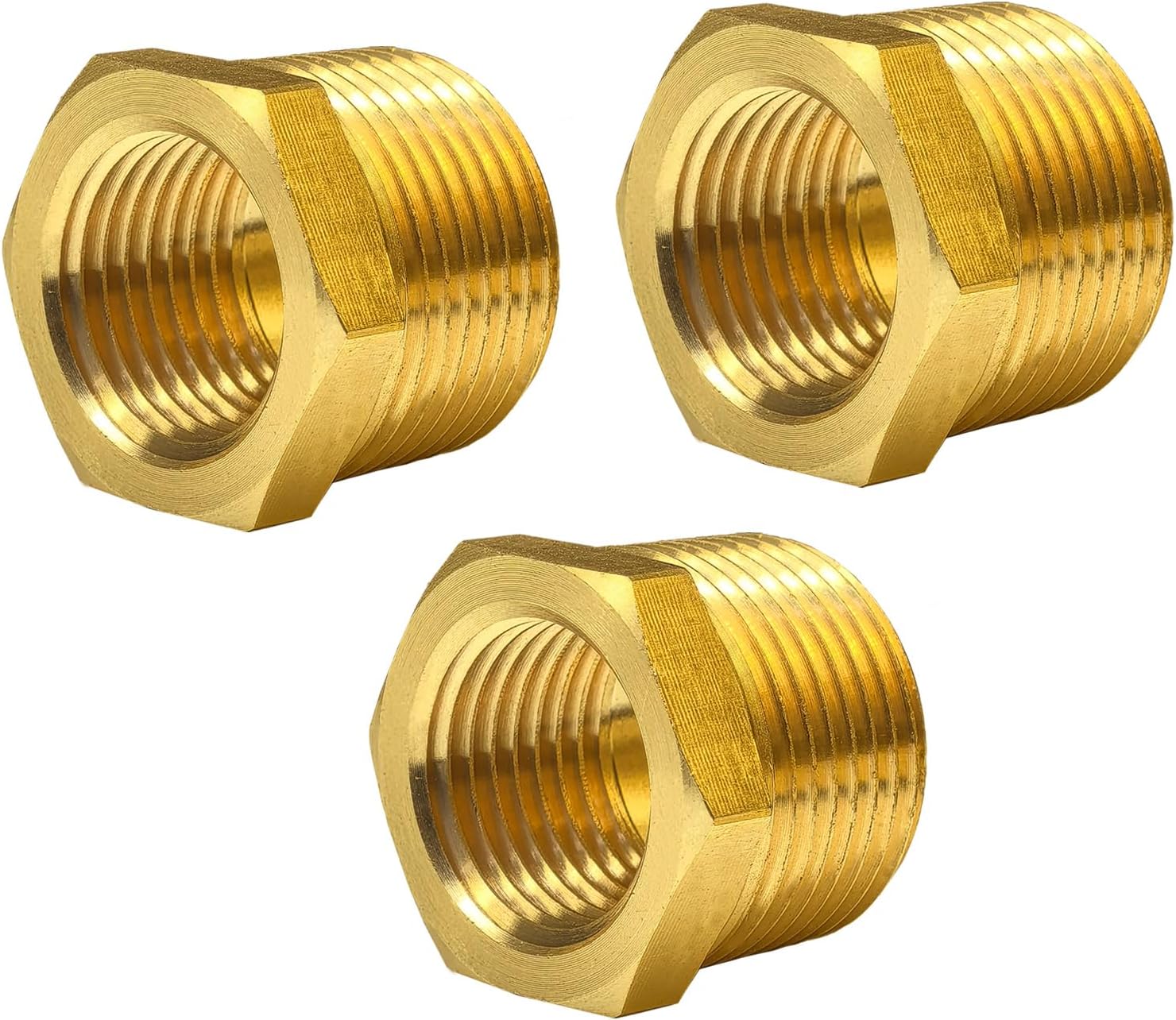 Amazon.com: TALEGEN 3 pcs 3/4" NPT Male x 1/2” NPT Female Connector ...