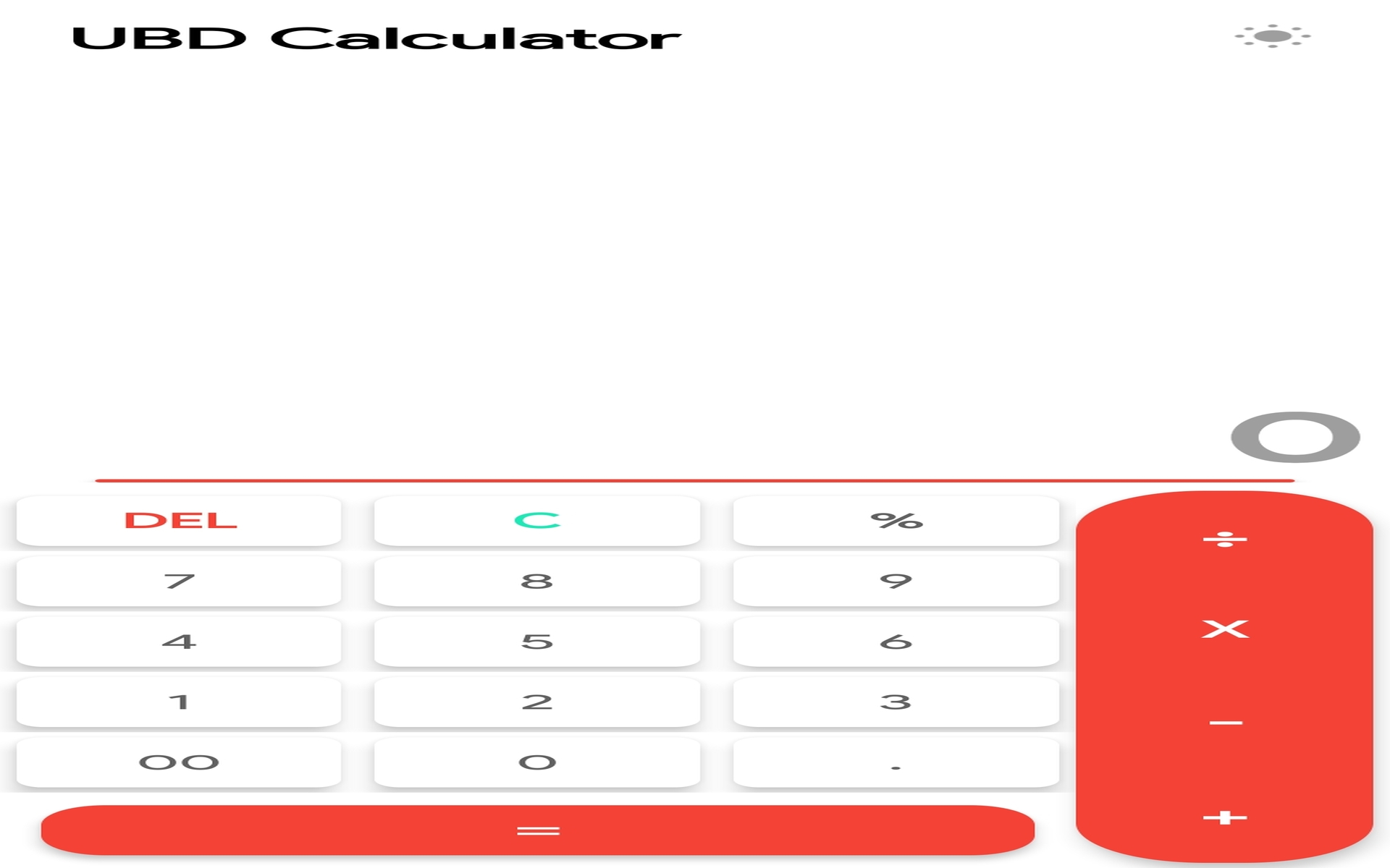 UBD Calculator - App on Amazon Appstore
