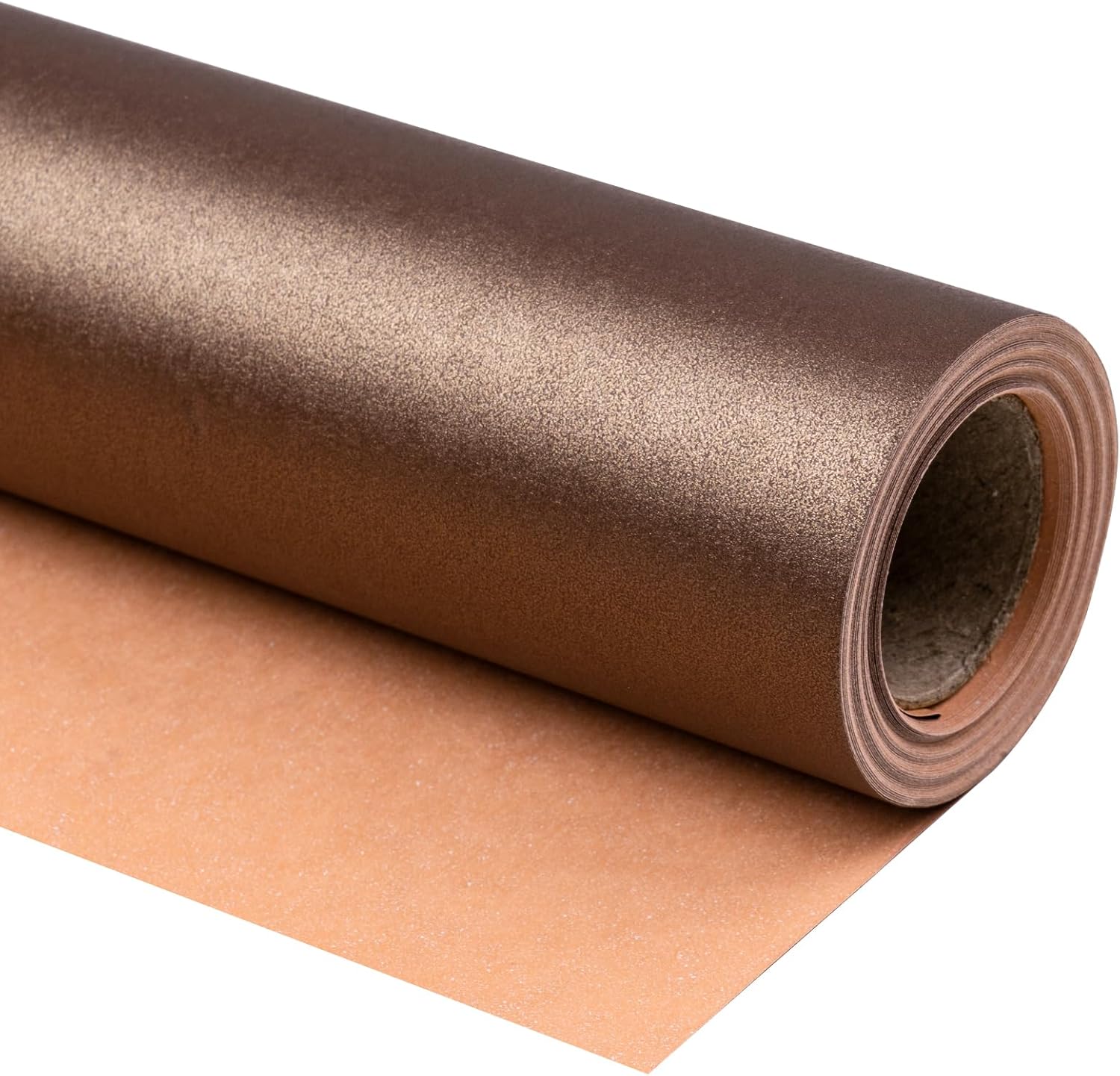 Amazon.com: RUSPEPA Chocolate Brown Matte Wrapping Paper - Solid Color ...