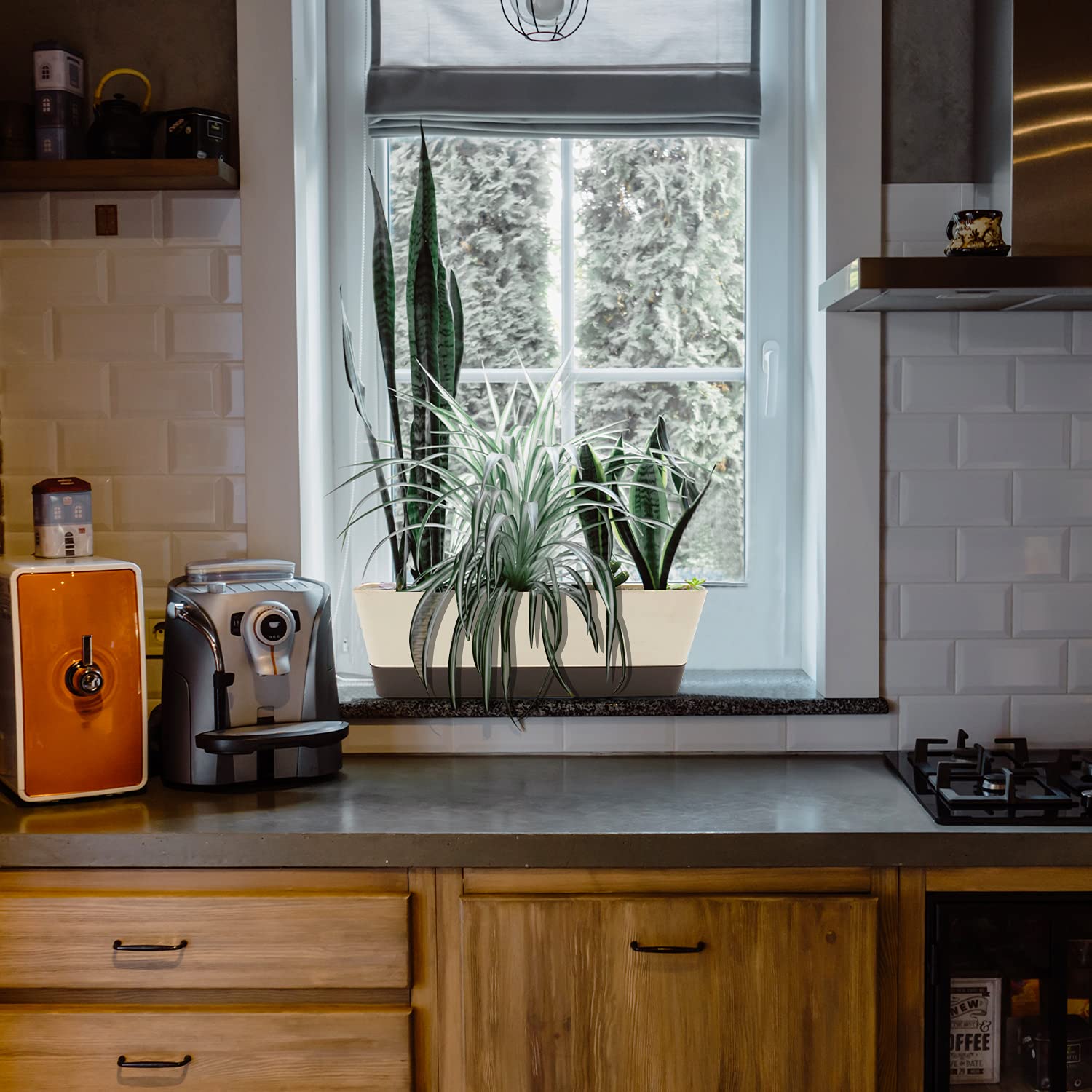 Kitchen Window Box Planter Window Box Ideas For Colorful Flower